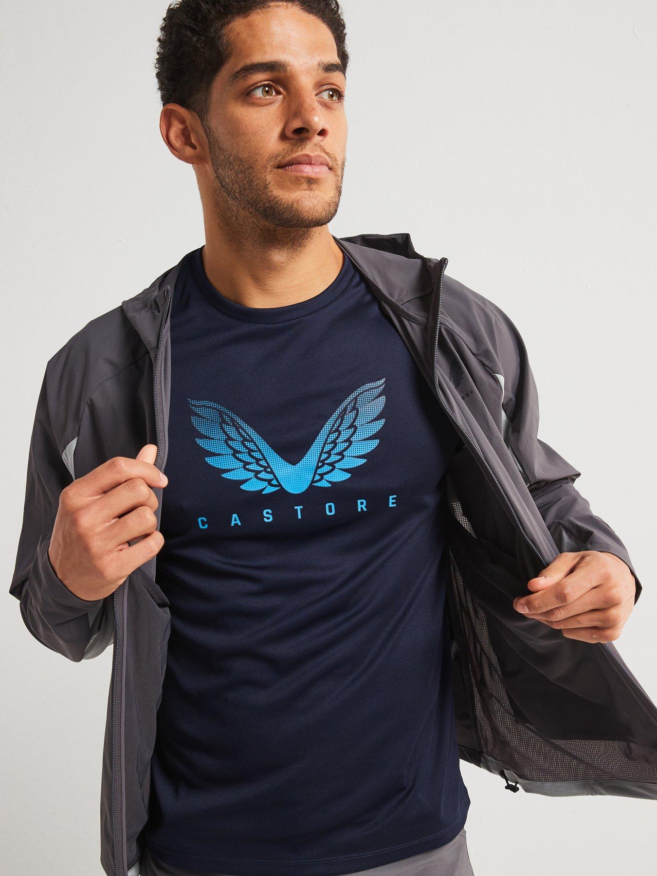 Castore Mens Training Adapt Short Sleeve Graphic T-Shirt - Navy | Very