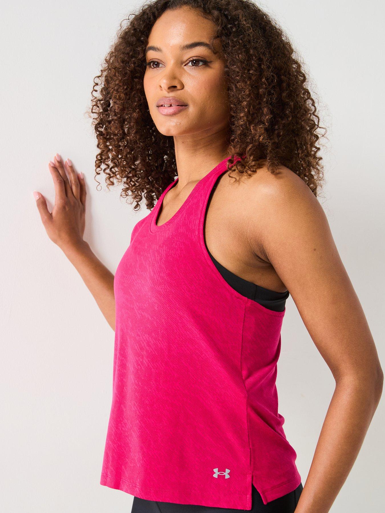 UNDER ARMOUR Women's Running Launch Camo Vest - Pink | Very