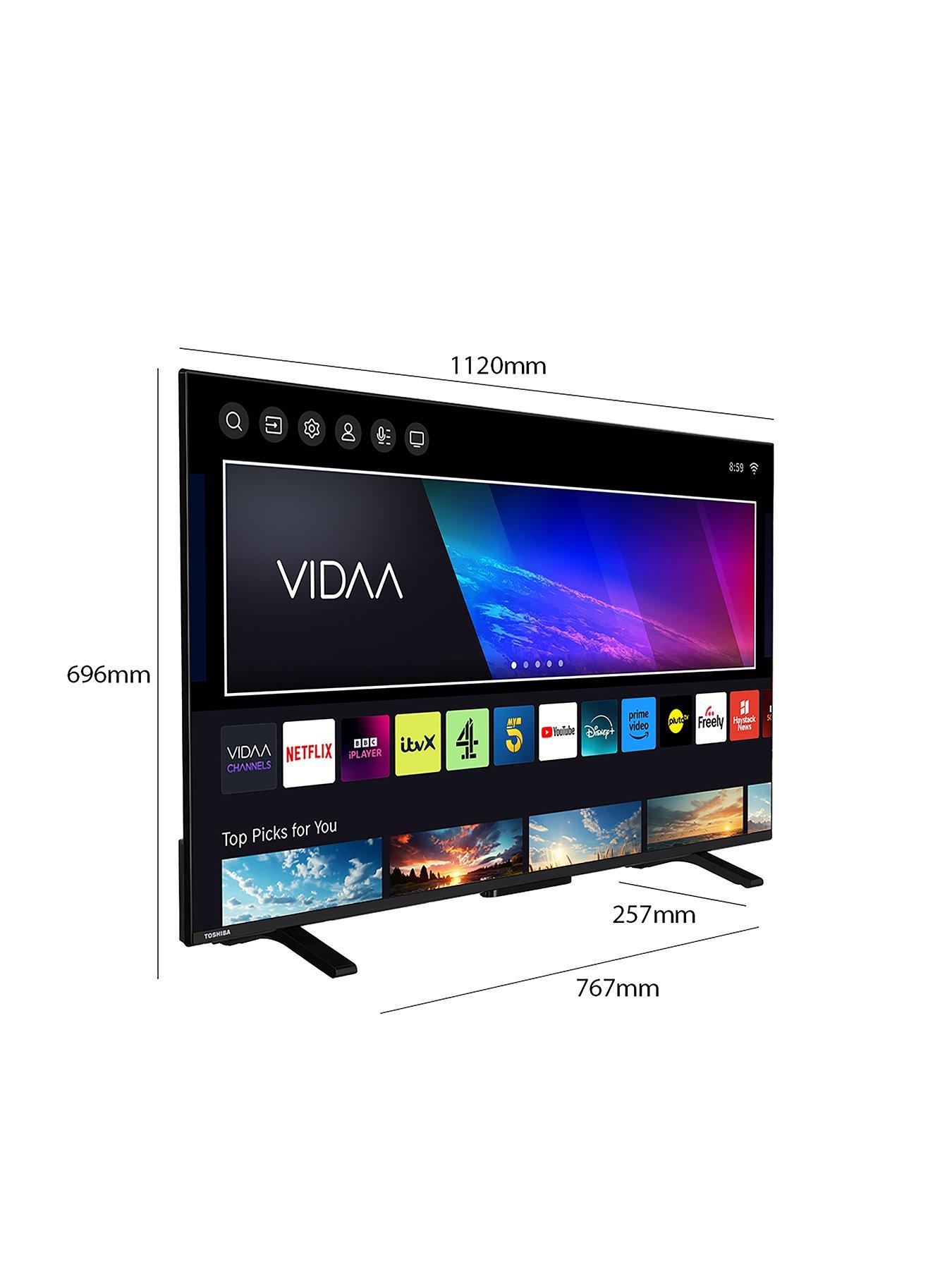 Toshiba 50 inch smart tv store