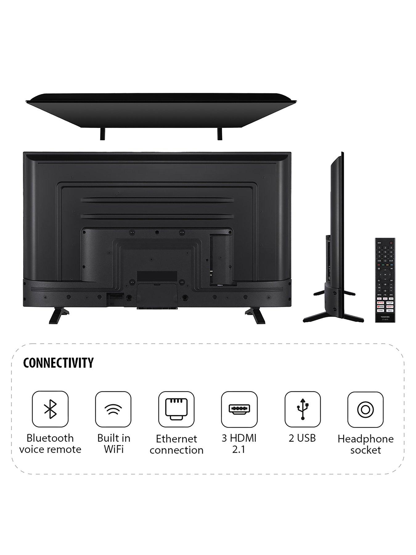 Toshiba 55UV2F53DBU 55-inch 4K Ultra HD Smart TV - TRU Resolution, TRU ...