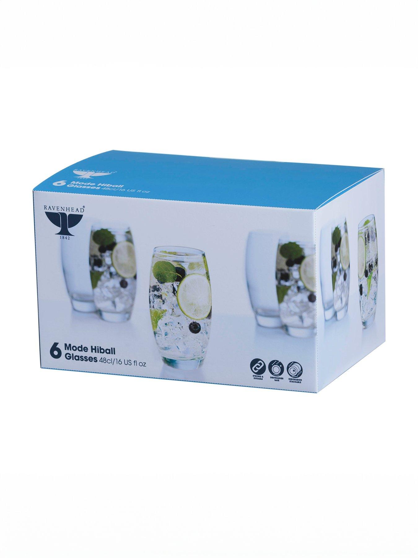 Ravenhead Mode Hiball Glasses – Set of 6 | Very