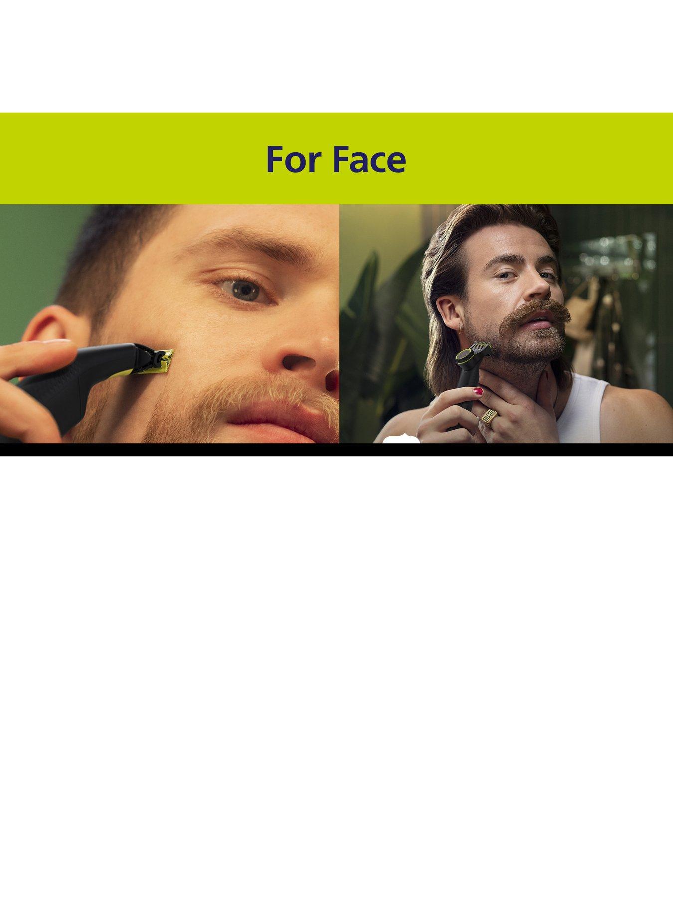 Philips OneBlade Pro 360 for Face & Body with 20-in-1 Adjustable Comb ...