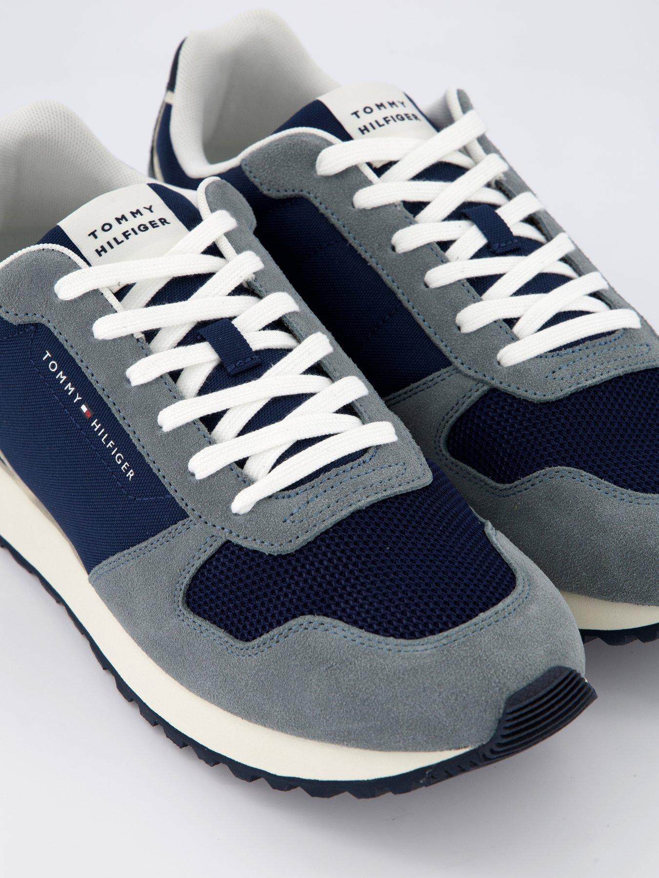 Tommy Hilfiger New Runner Eva Mix Trainers - Navy | Very