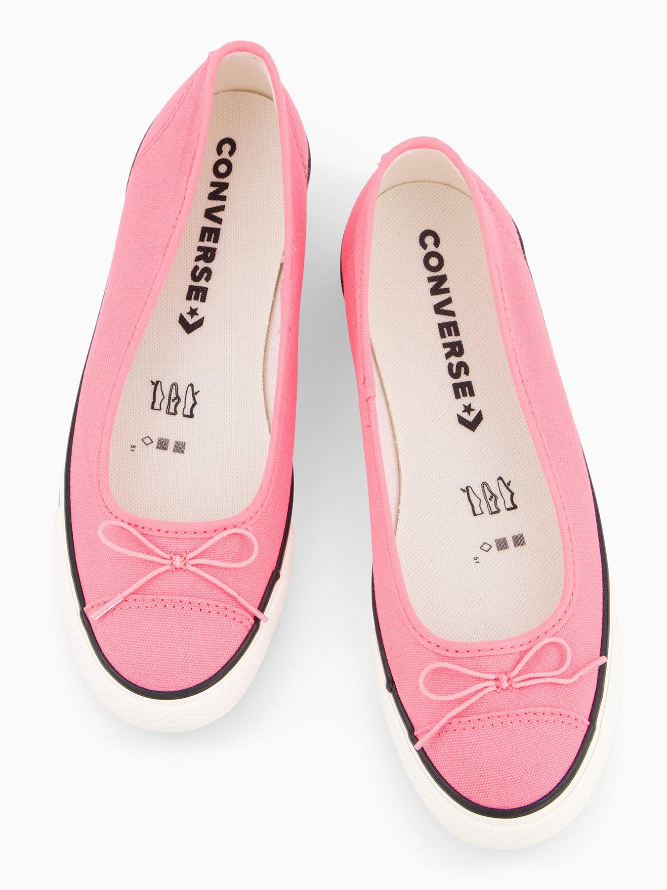 Converse Womens Chuck Taylor All Star Dainty Ballerina Canvas - Pink ...
