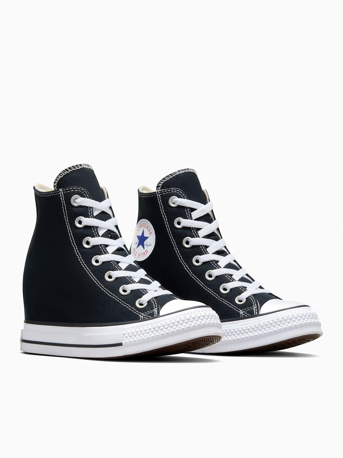 Converse Women's Chuck Taylor All Star Classic Wedge Platform High Tops ...