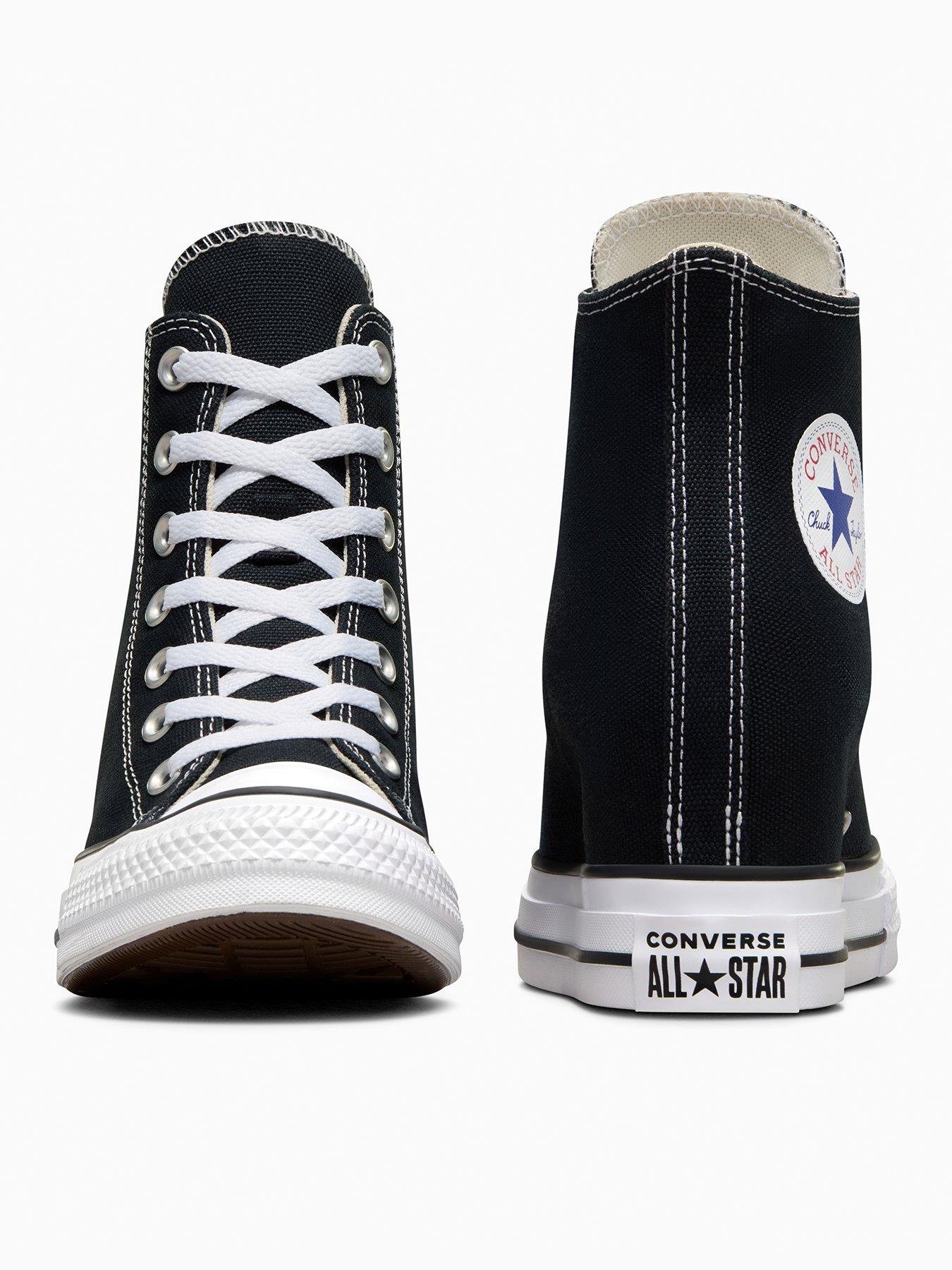 Converse Women's Chuck Taylor All Star Classic Wedge Platform High Tops ...