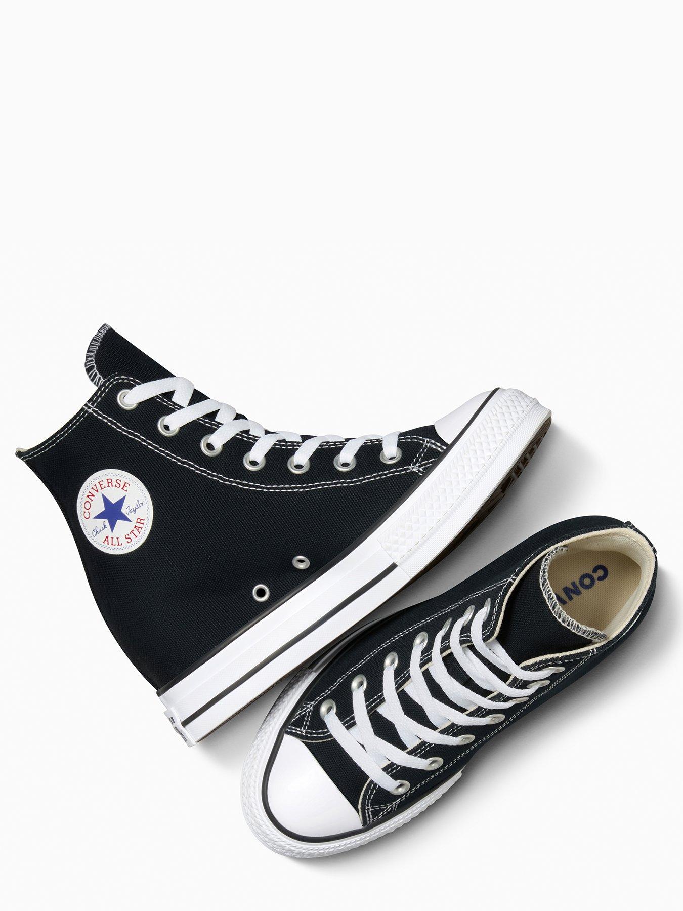 Converse Women's Chuck Taylor All Star Classic Wedge Platform High Tops ...