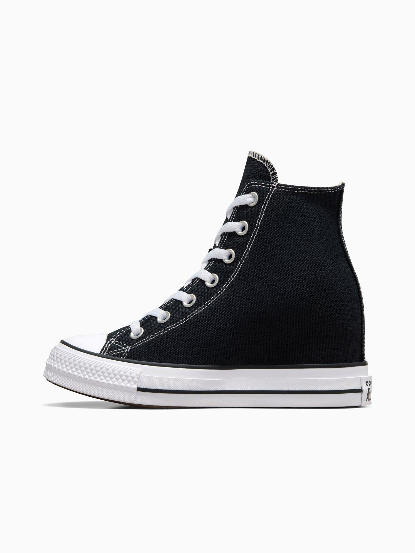 Converse Women's Chuck Taylor All Star Classic Wedge Platform High Tops ...