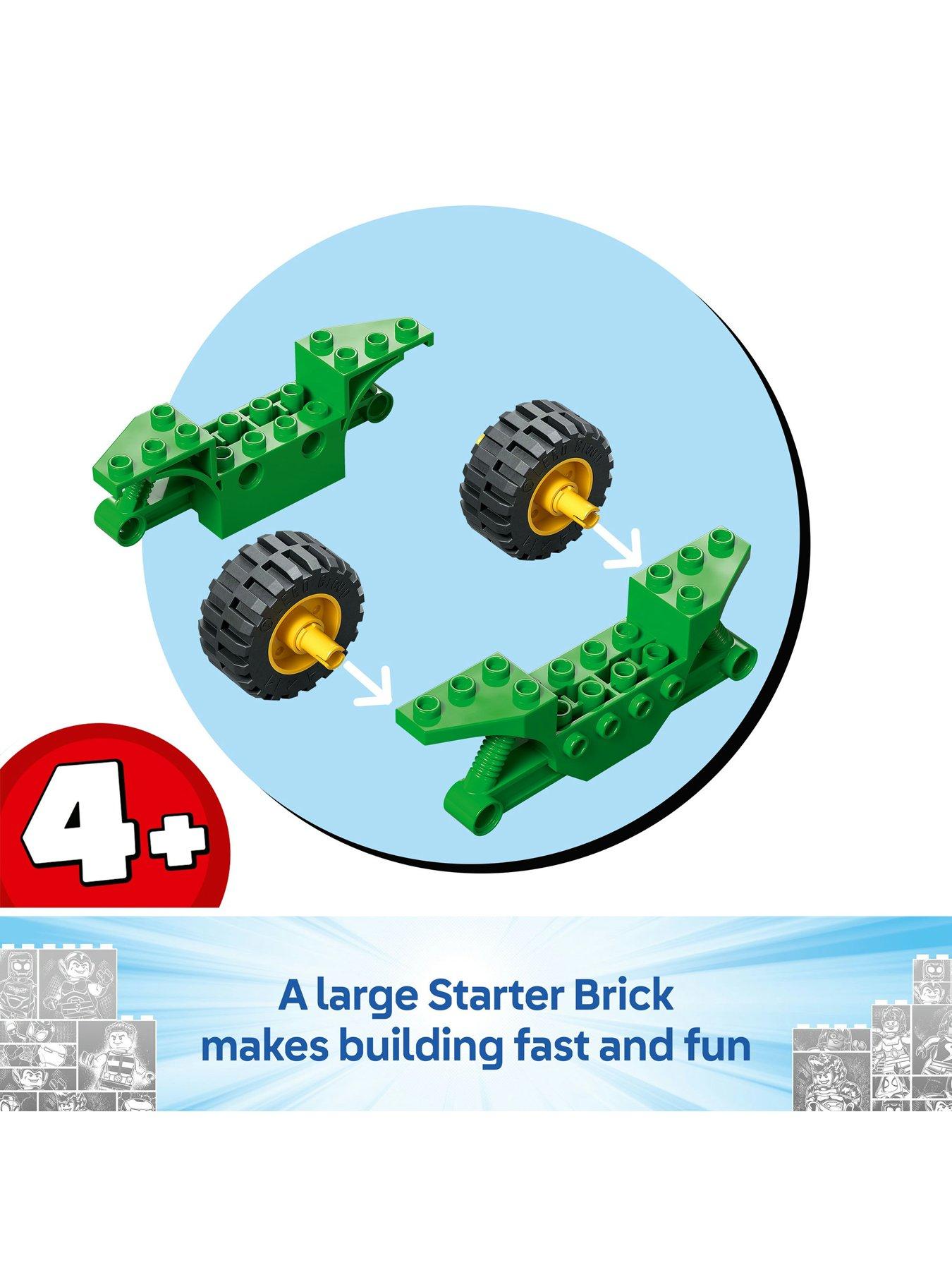 LEGO Spiderman Spin and Electro Dinosaur Vehicle Chase 11198 | Very