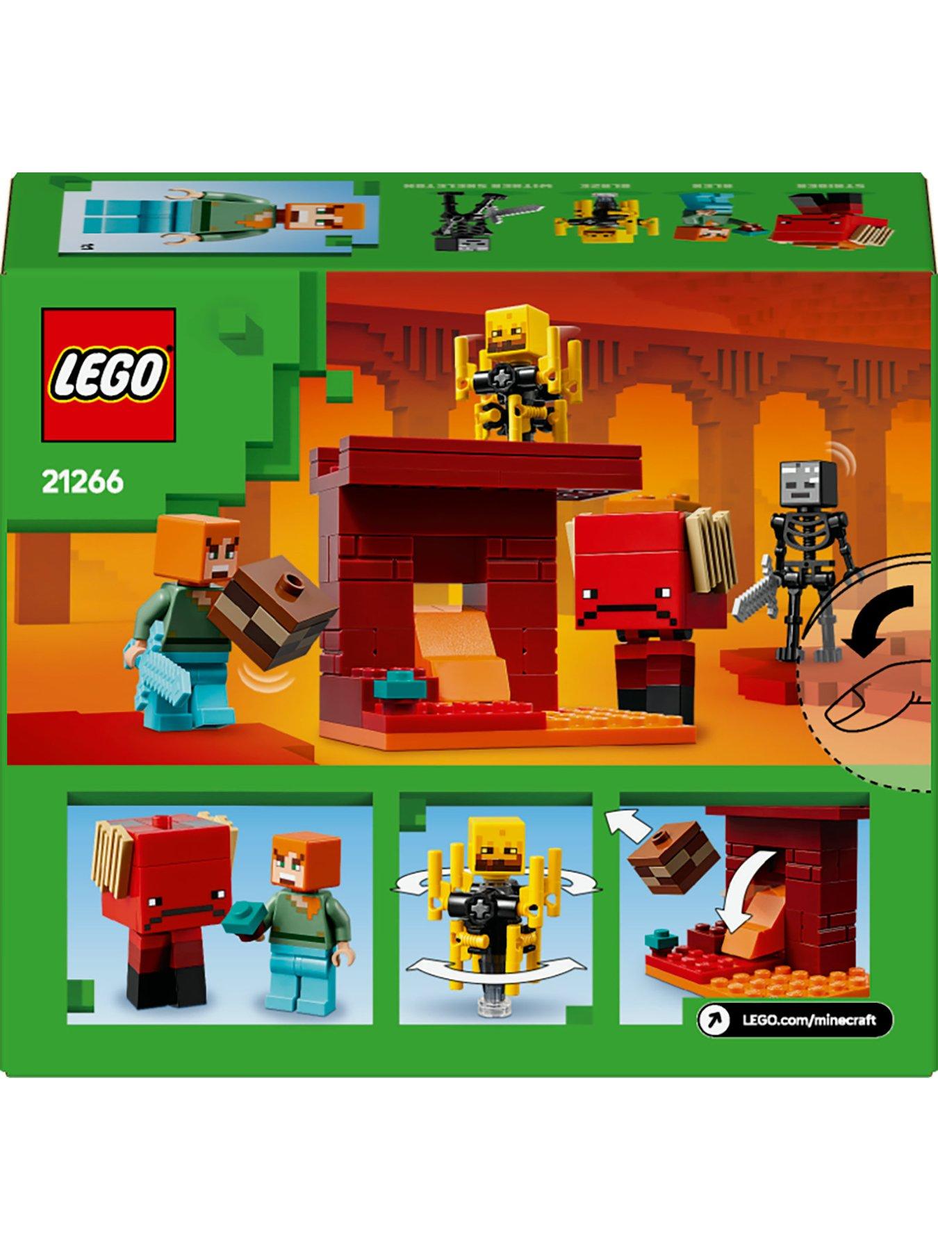 LEGO Minecraft The Nether Lava Battle Set 21266 | Very