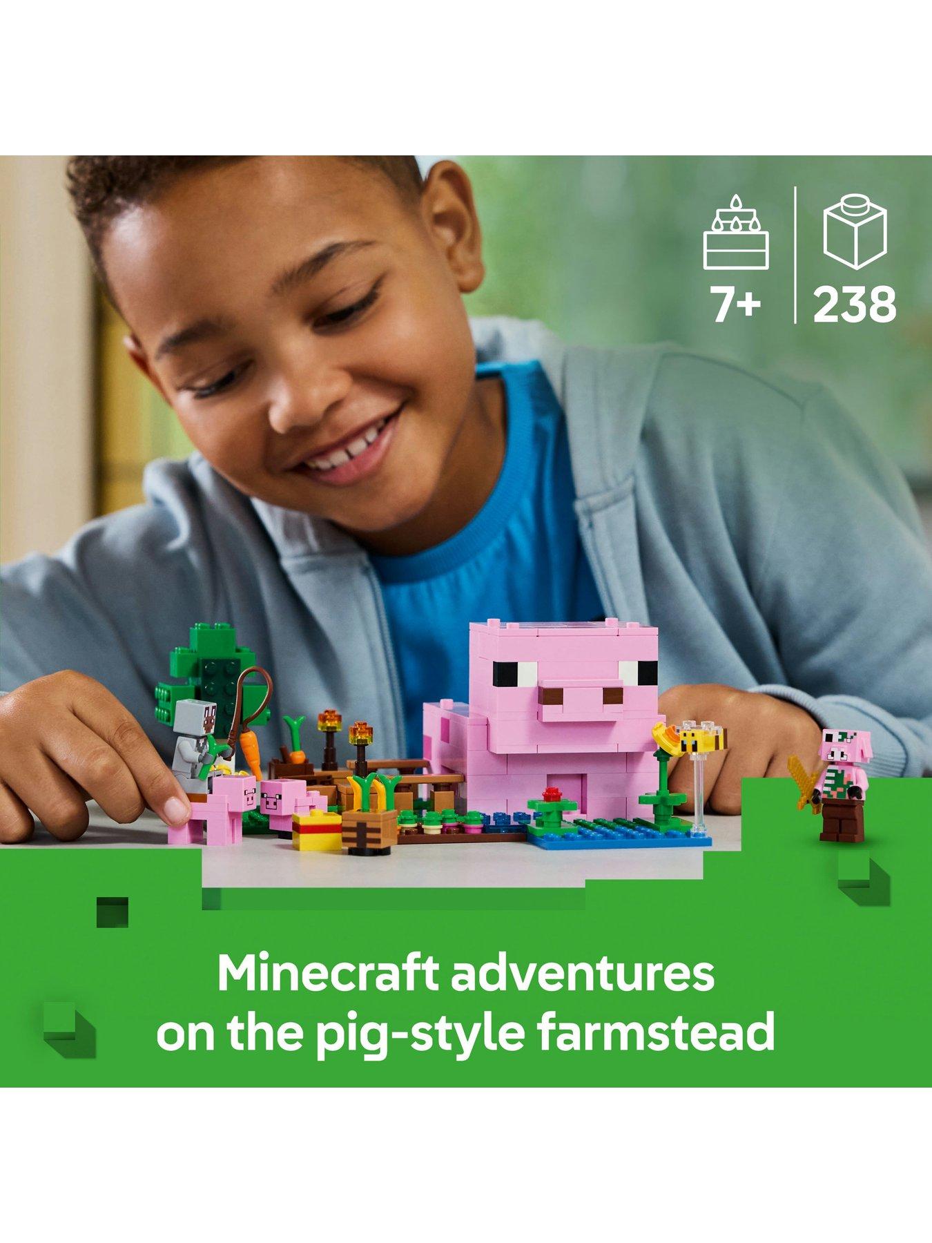 LEGO Minecraft The Baby Pig House Toy for Kids 21268 | Very