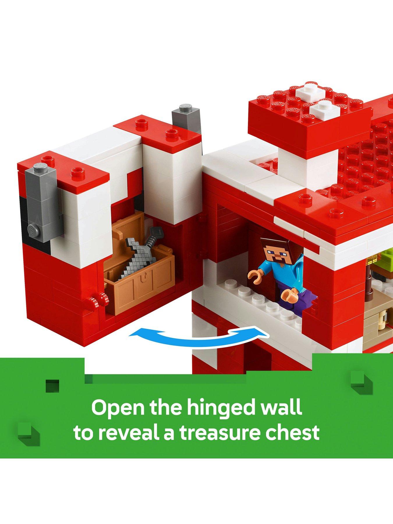 LEGO Minecraft The Mooshroom House Toy Playset 21270 | Very