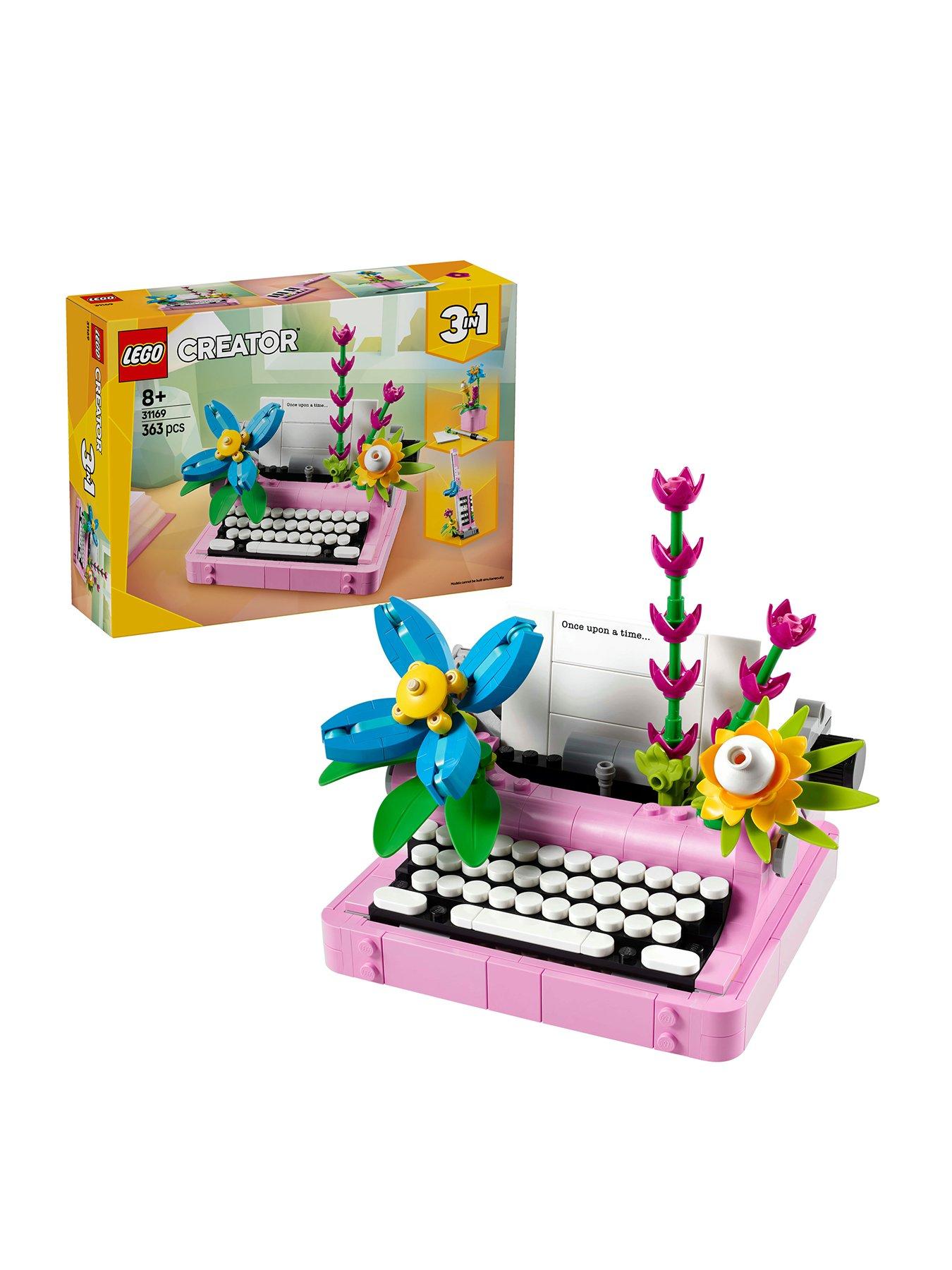 LEGO Creator 3in1 Typewriter with Flowers Toy 31169 | Very