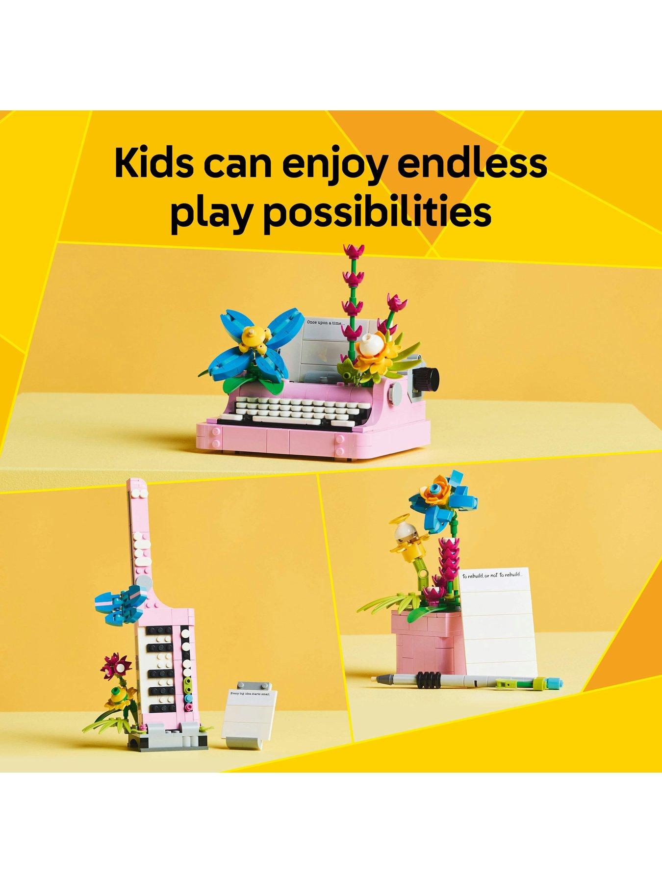 LEGO Creator 3in1 Typewriter with Flowers Toy 31169 | Very