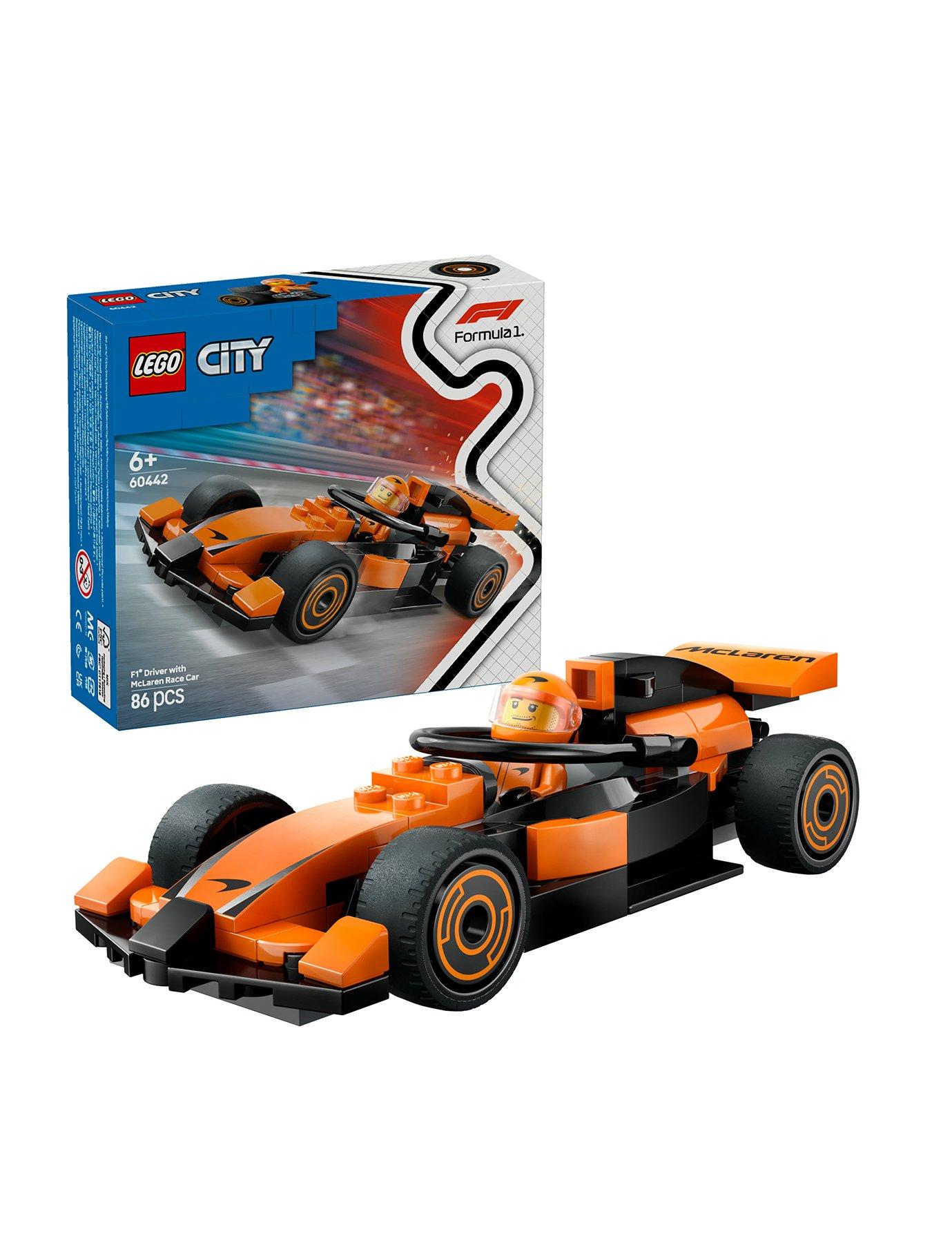 LEGO City F1 Driver with McLaren Race Car Toy 60442 | Very