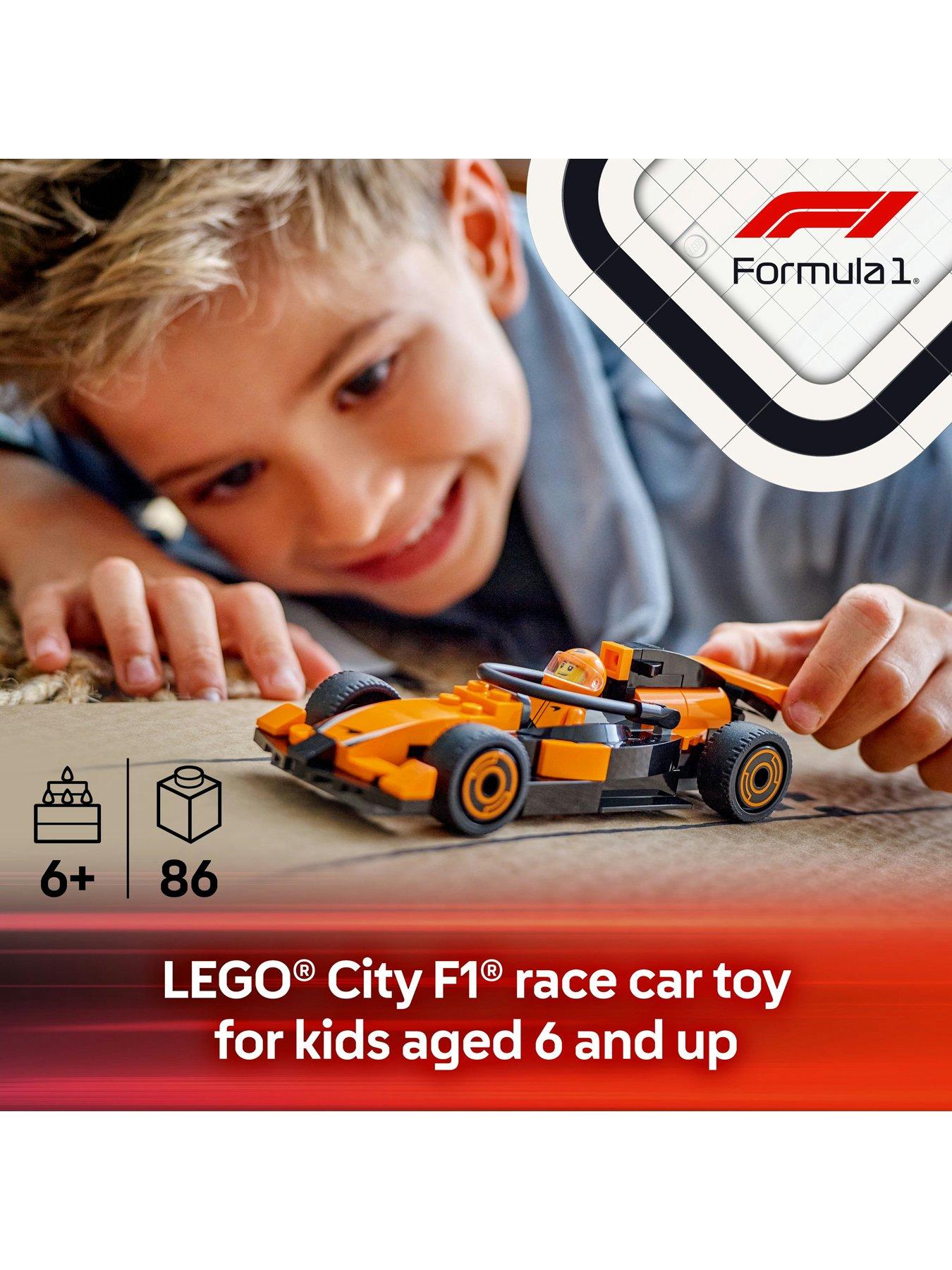 LEGO City F1 Driver with McLaren Race Car Toy 60442 | Very