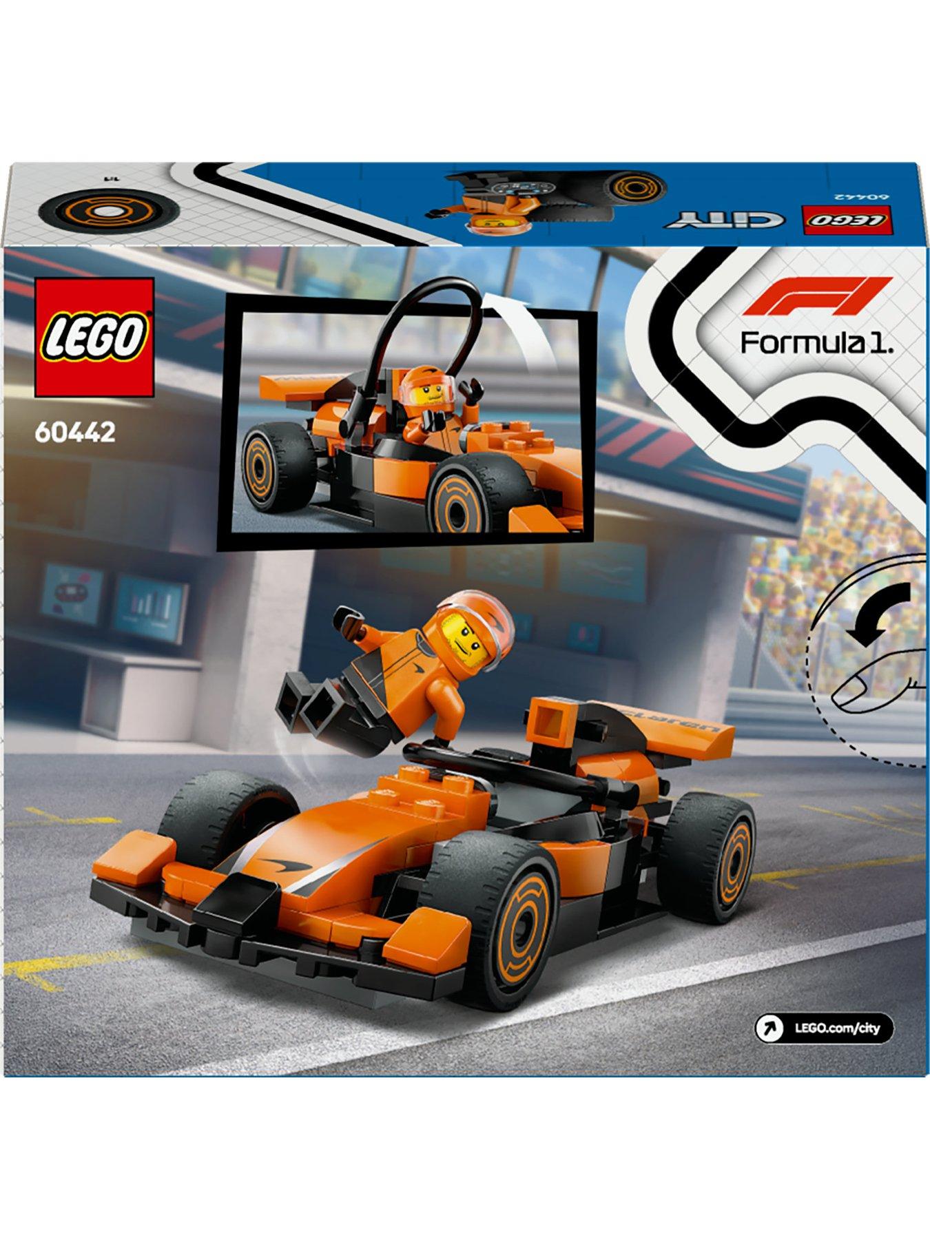 LEGO City F1 Driver with McLaren Race Car Toy 60442 | Very