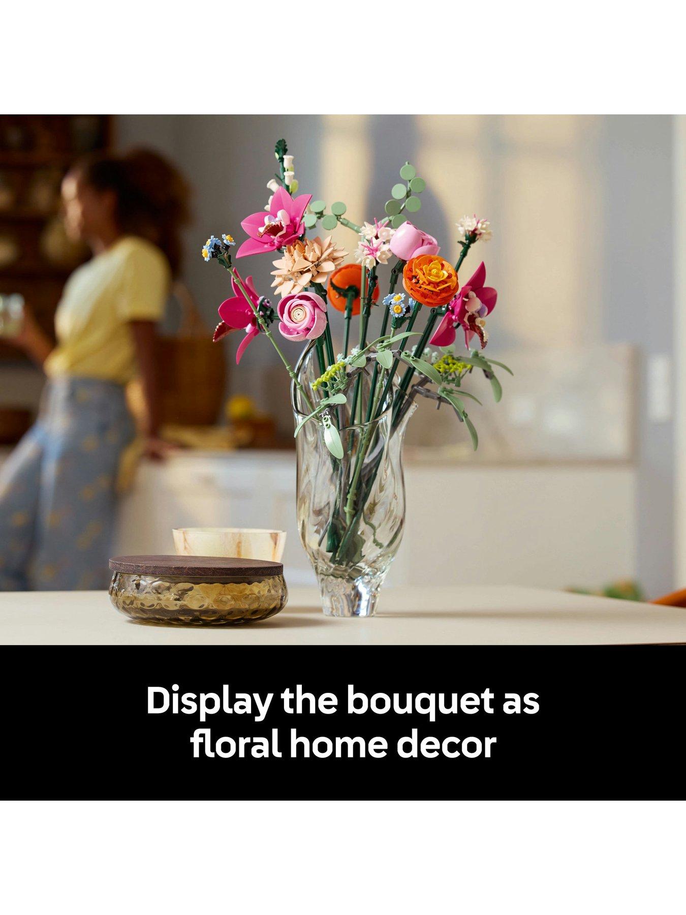 LEGO Botanical Pretty Pink Flower Bouquet 10342 | Very