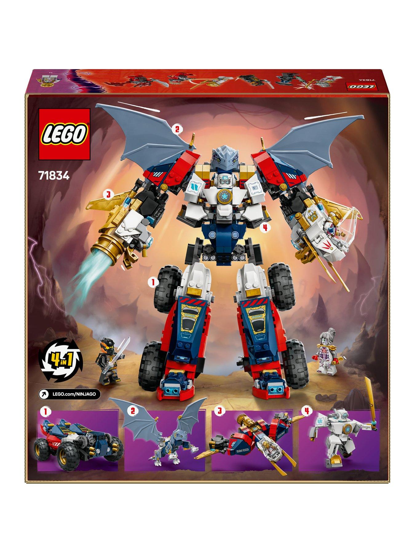LEGO Ninjago 4in1 Zane’s Ultra Combiner Mech 71834 | Very