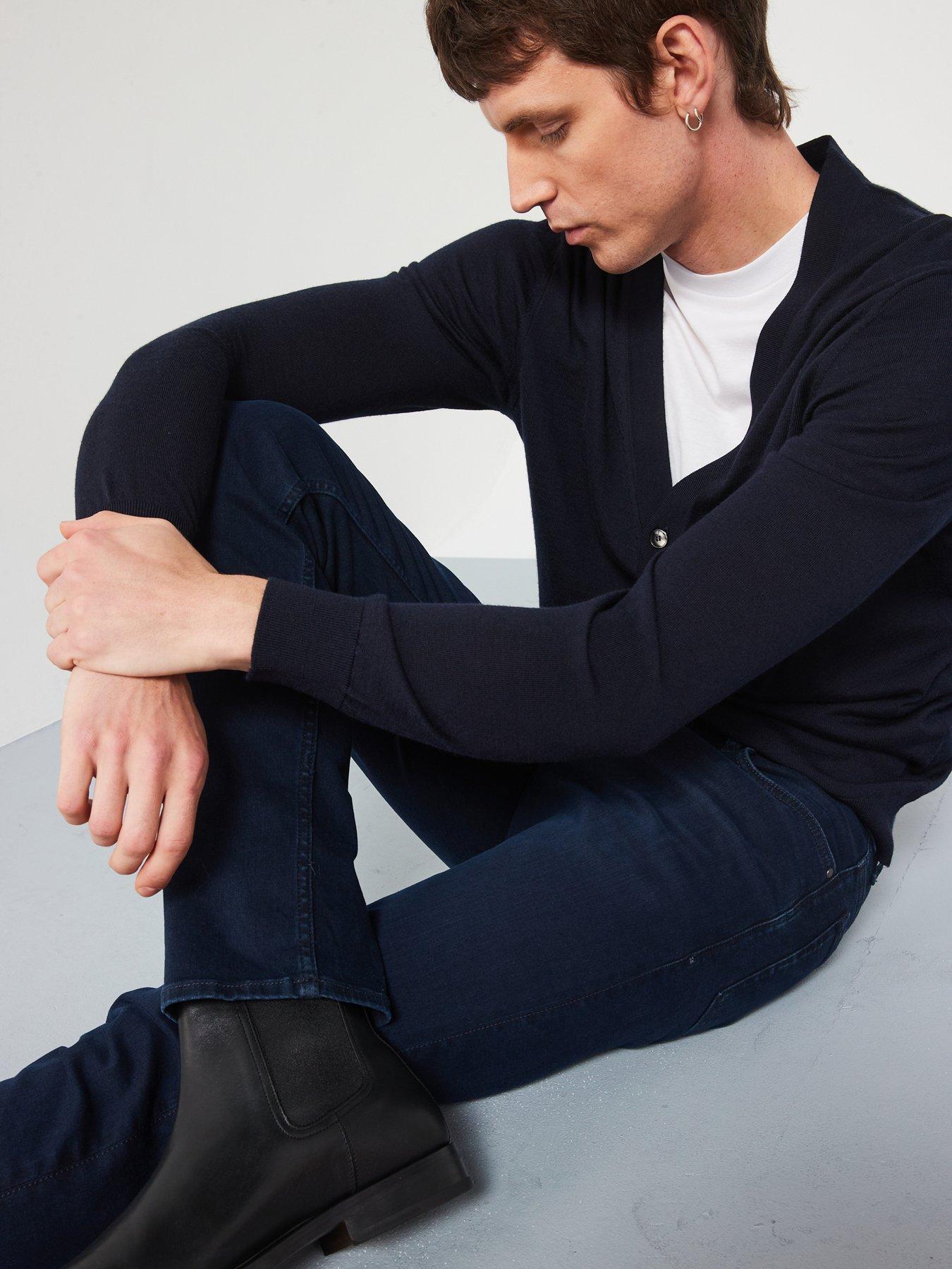 Mango Patrick Smart Straight Fit Jeans - Dark Blue | Very