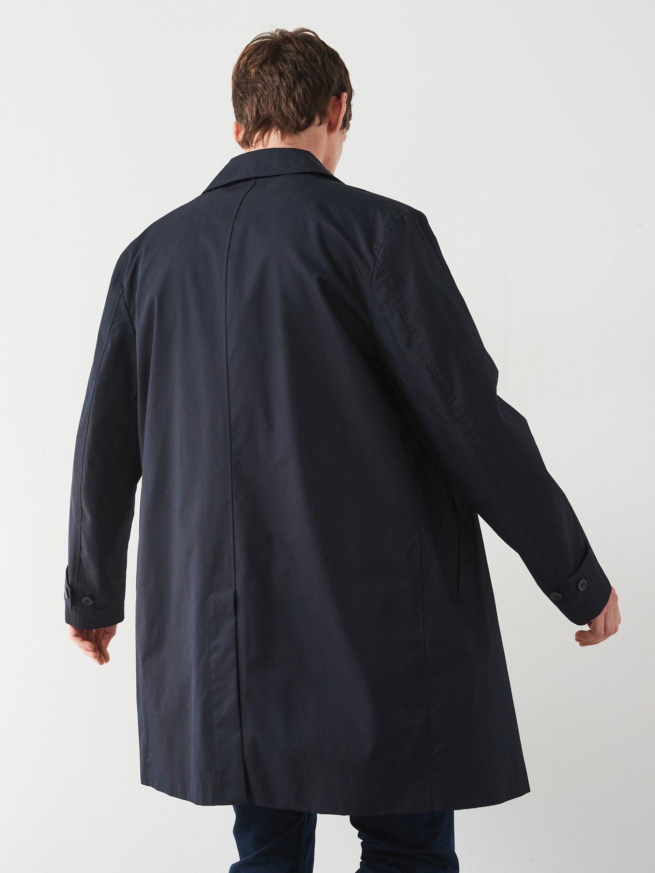 Mango Chayton Smart Trench Coat - Navy | Very