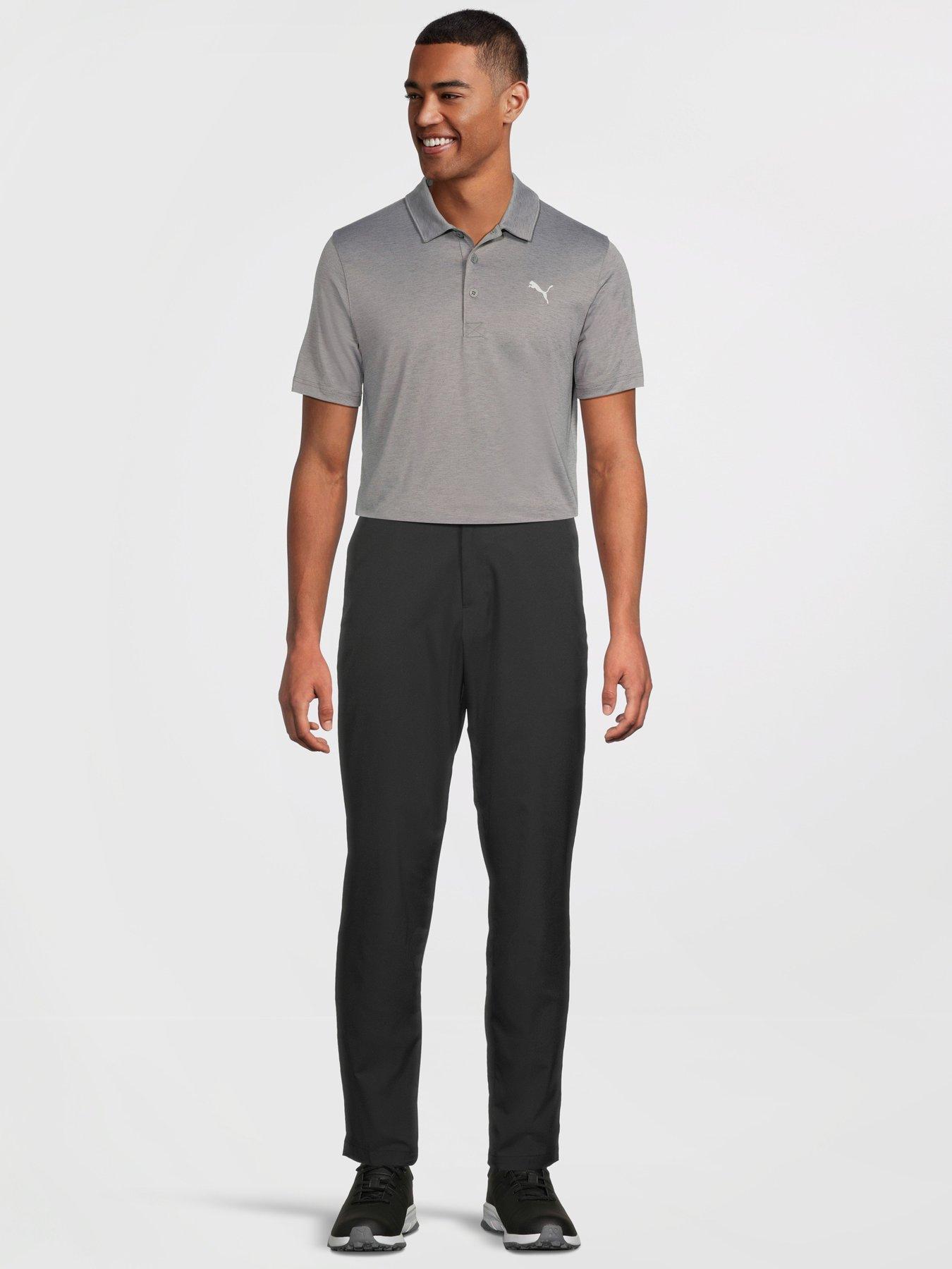 Puma Mens Golf Icon Heather Polo 20 - Grey | Very