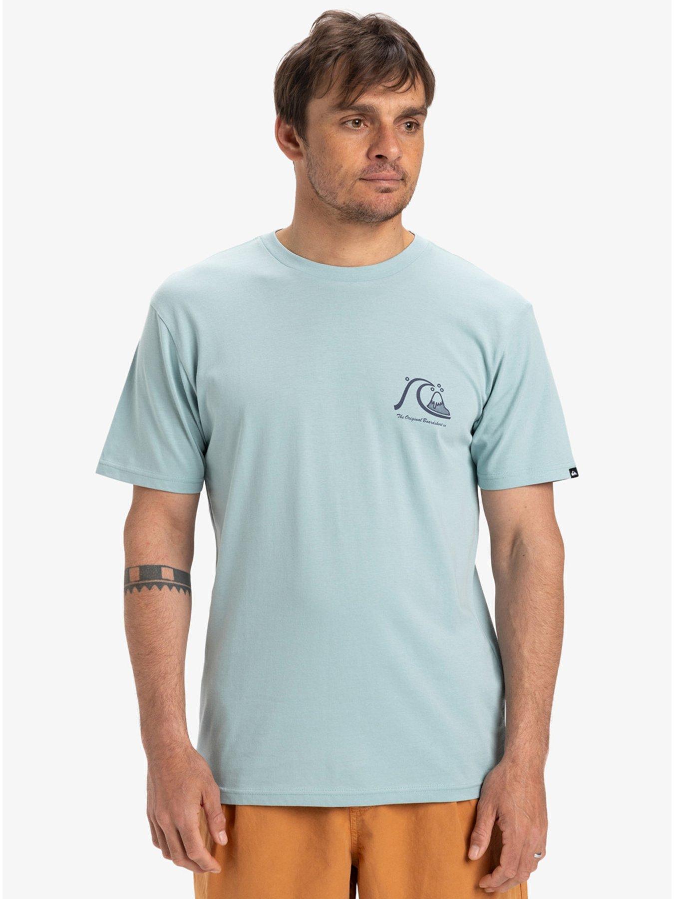 Quiksilver Mens Evo Original Bs Short Sleeve Tee - Blue | Very