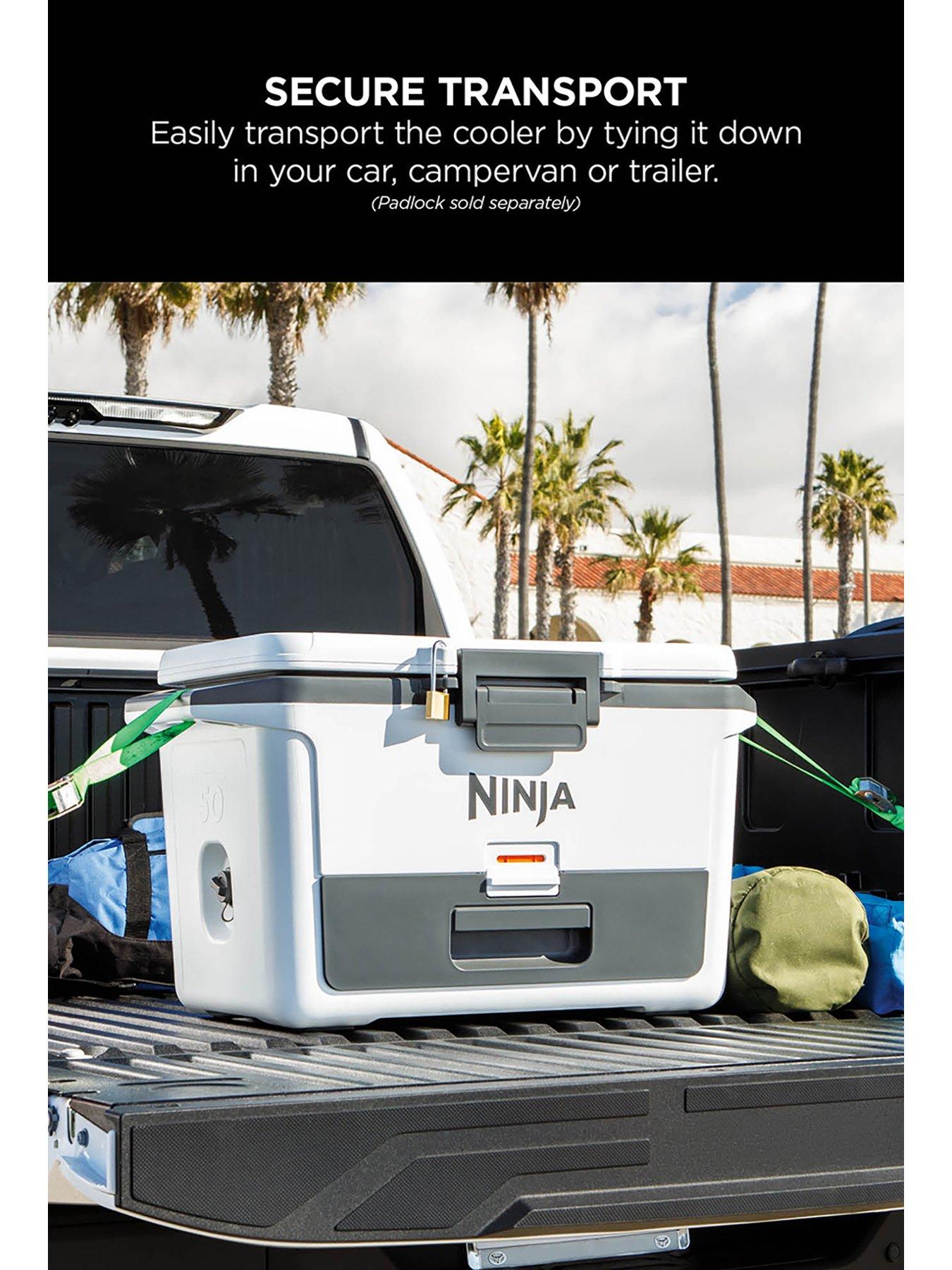 NINJA FrostVault 50QT/47L Hard Cooler with Dry Zone, Cloud White ...