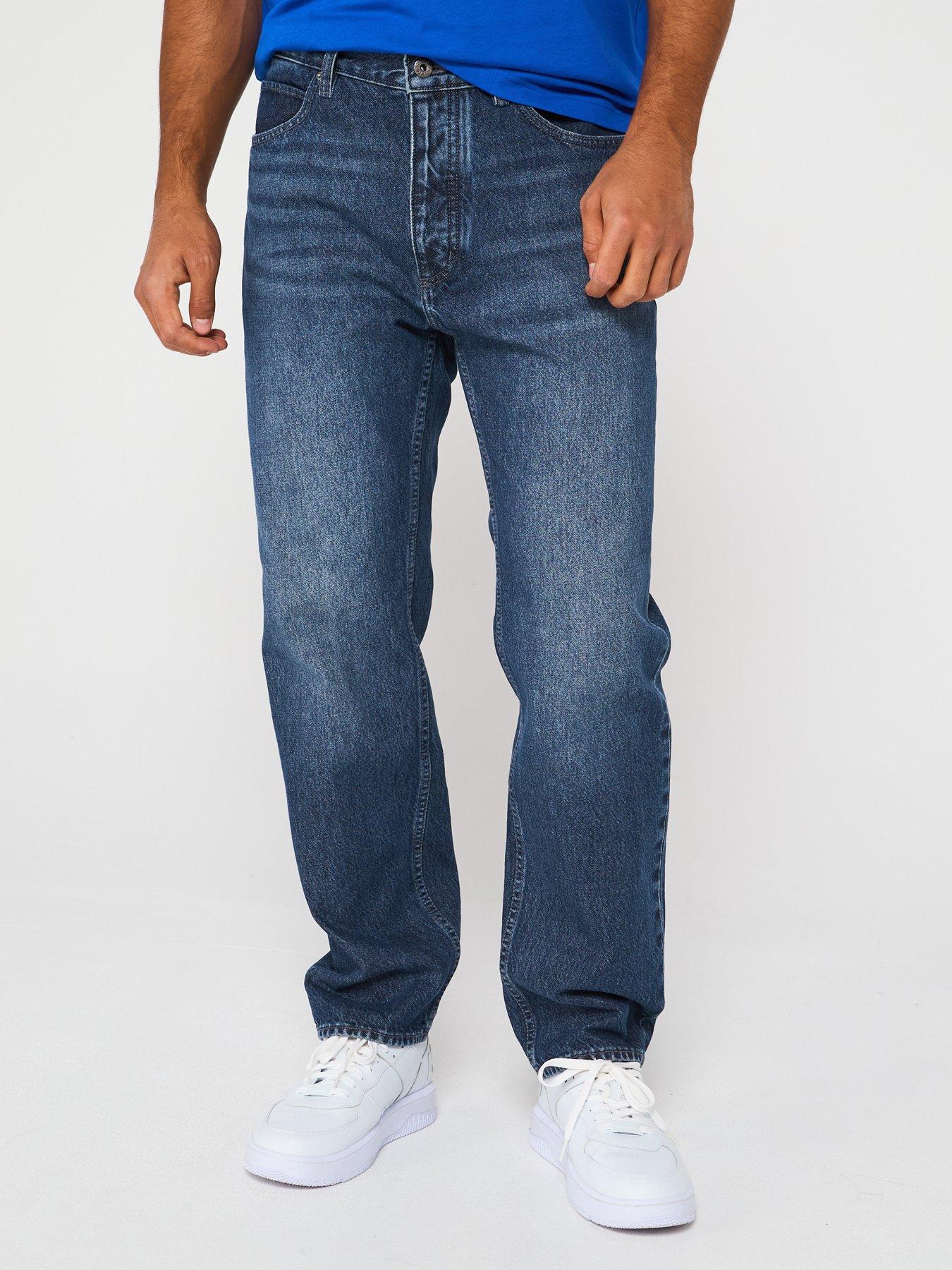 HUGO Blue Jonah Straight Fit Jeans - Navy | Very