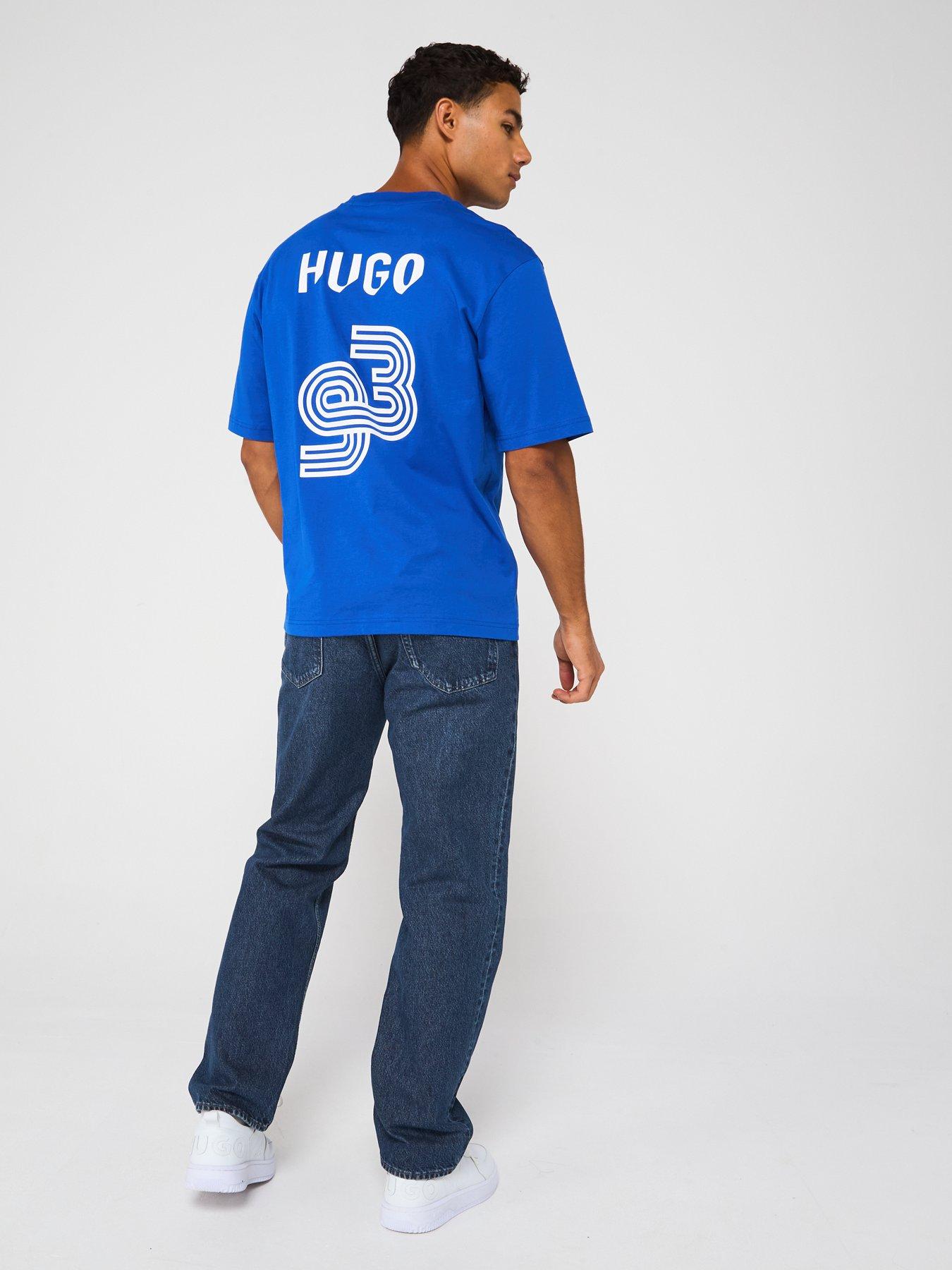 HUGO Blue Jonah Straight Fit Jeans - Navy | Very