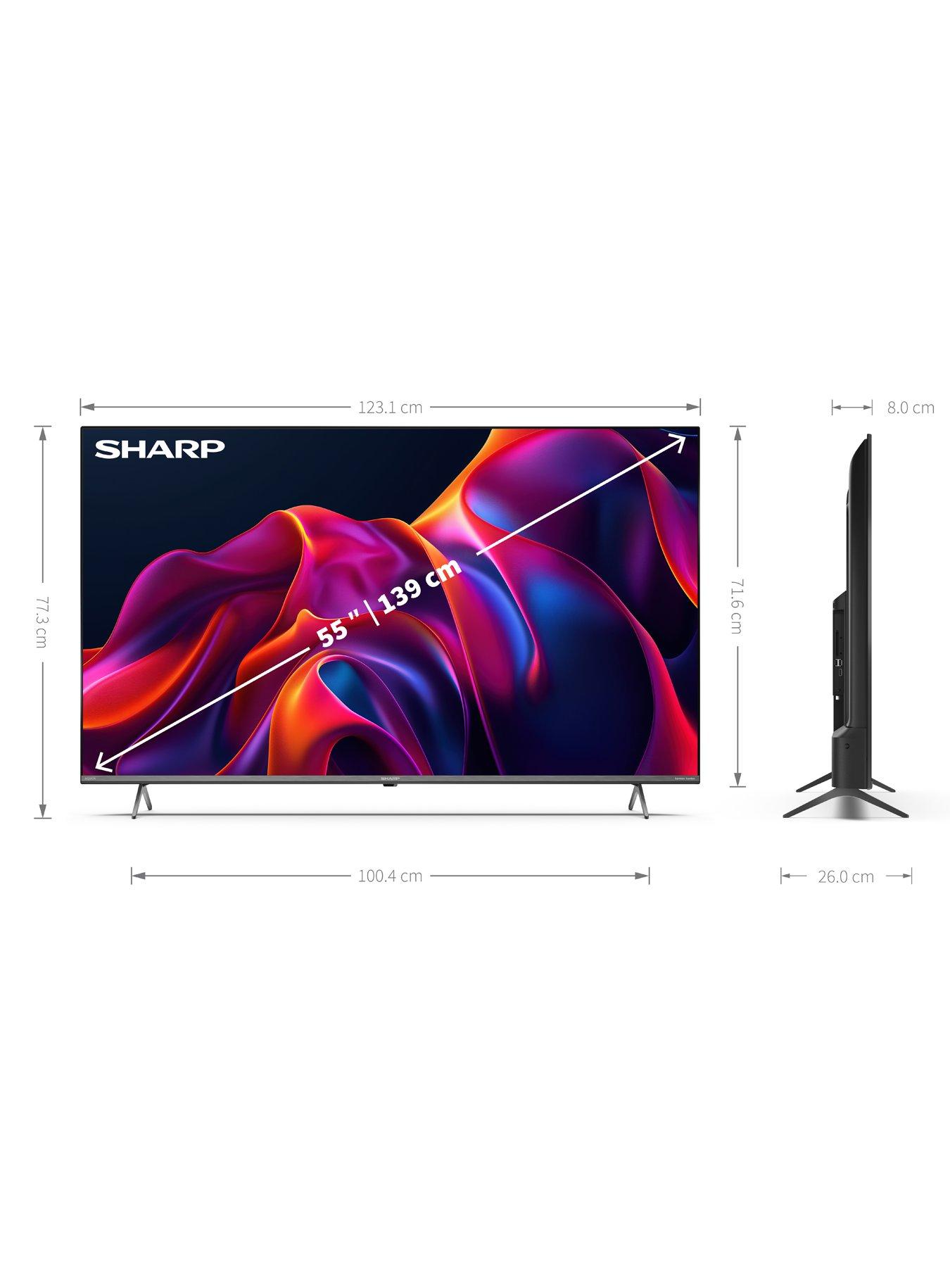 Sharp 50GM6245K 50-inch UHD 4K Q-LED Tivo Smart TV with Freely | Very
