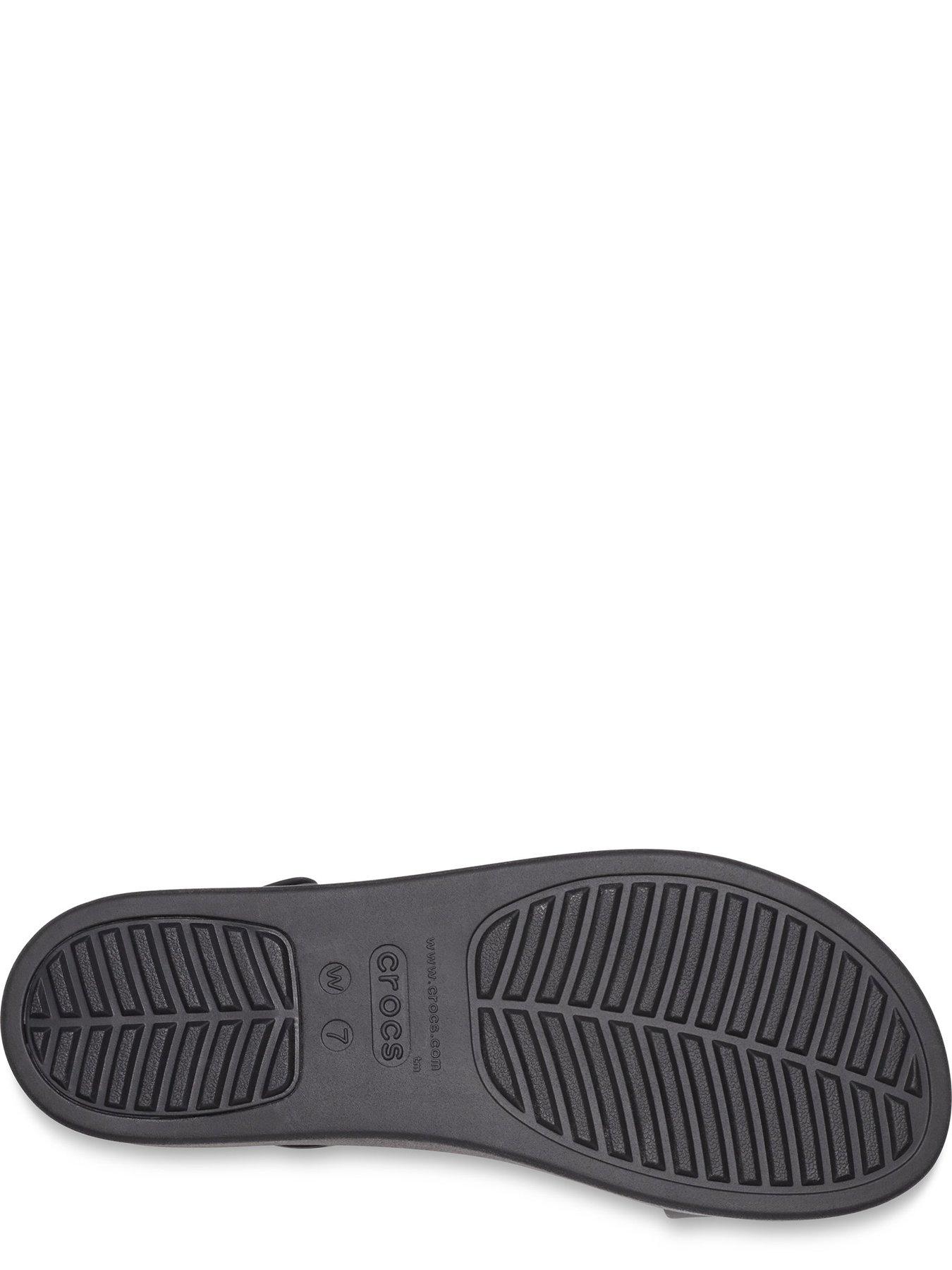 Crocs Brooklyn Low Wedge Sandal - Black | Very