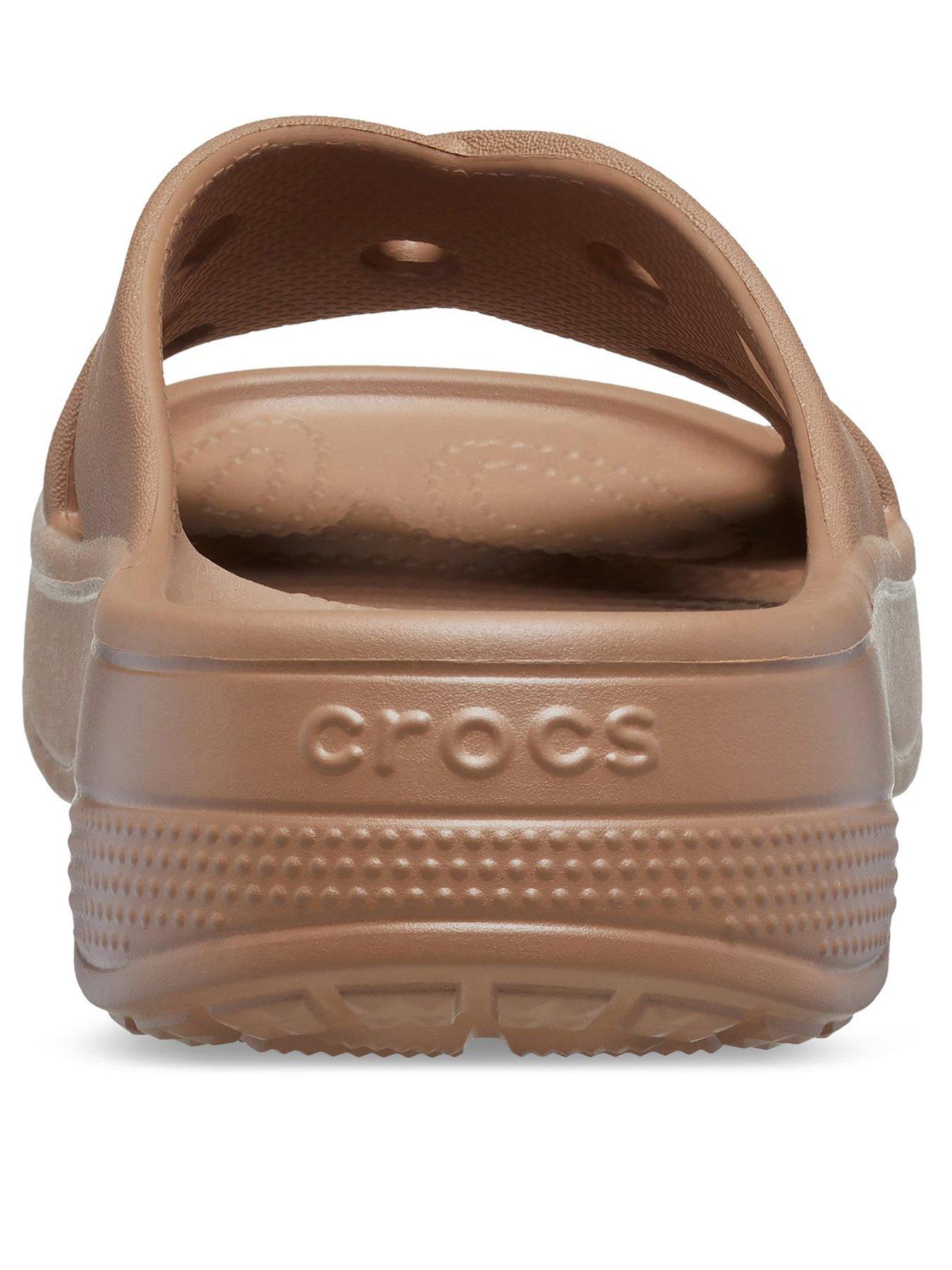 Crocs Classic Cross Strap Sandal - Brown | Very