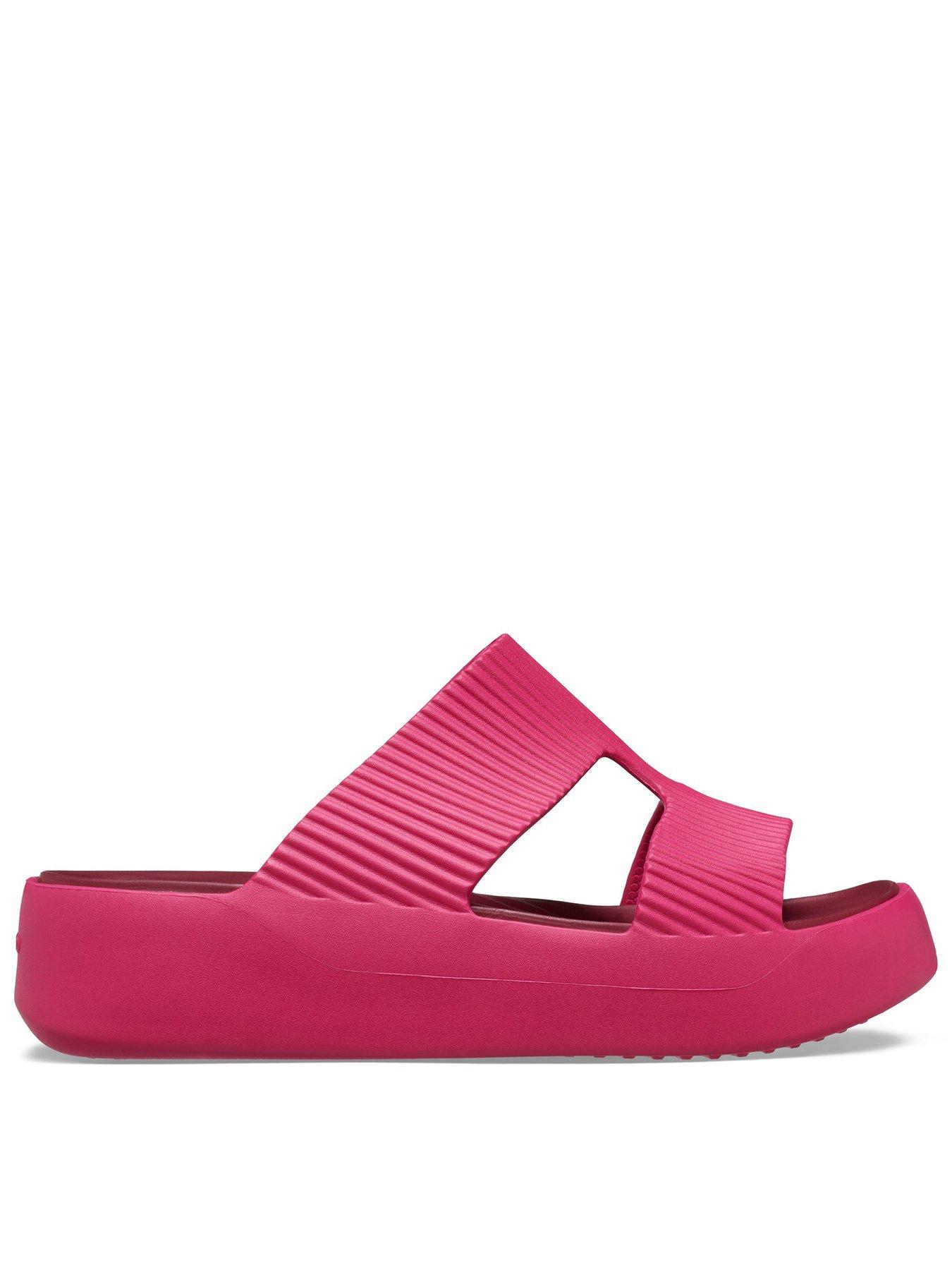 Crocs Getaway Groove Platform H-Strap - Pink | Very