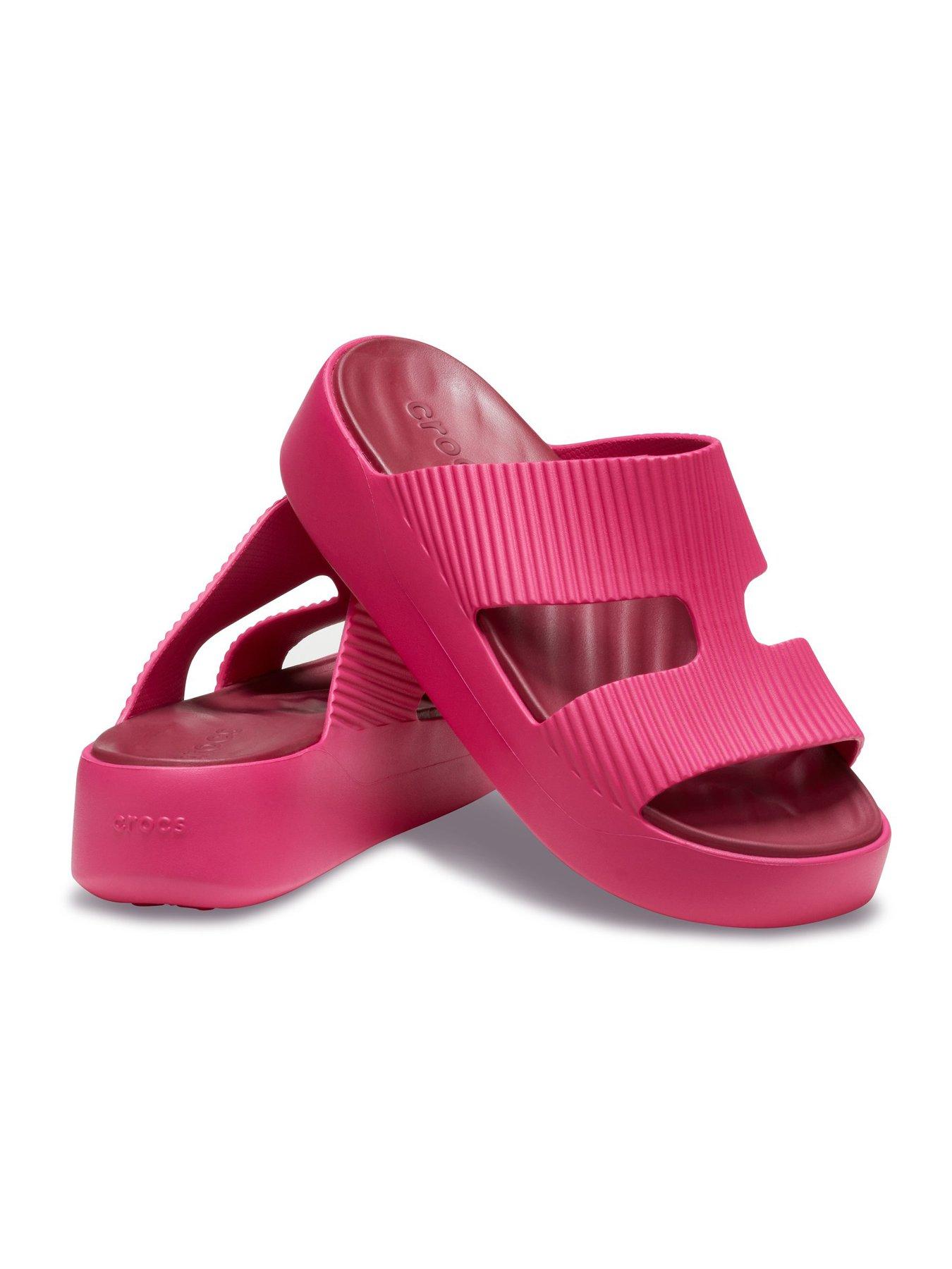 Crocs Getaway Groove Platform H-Strap - Pink | Very