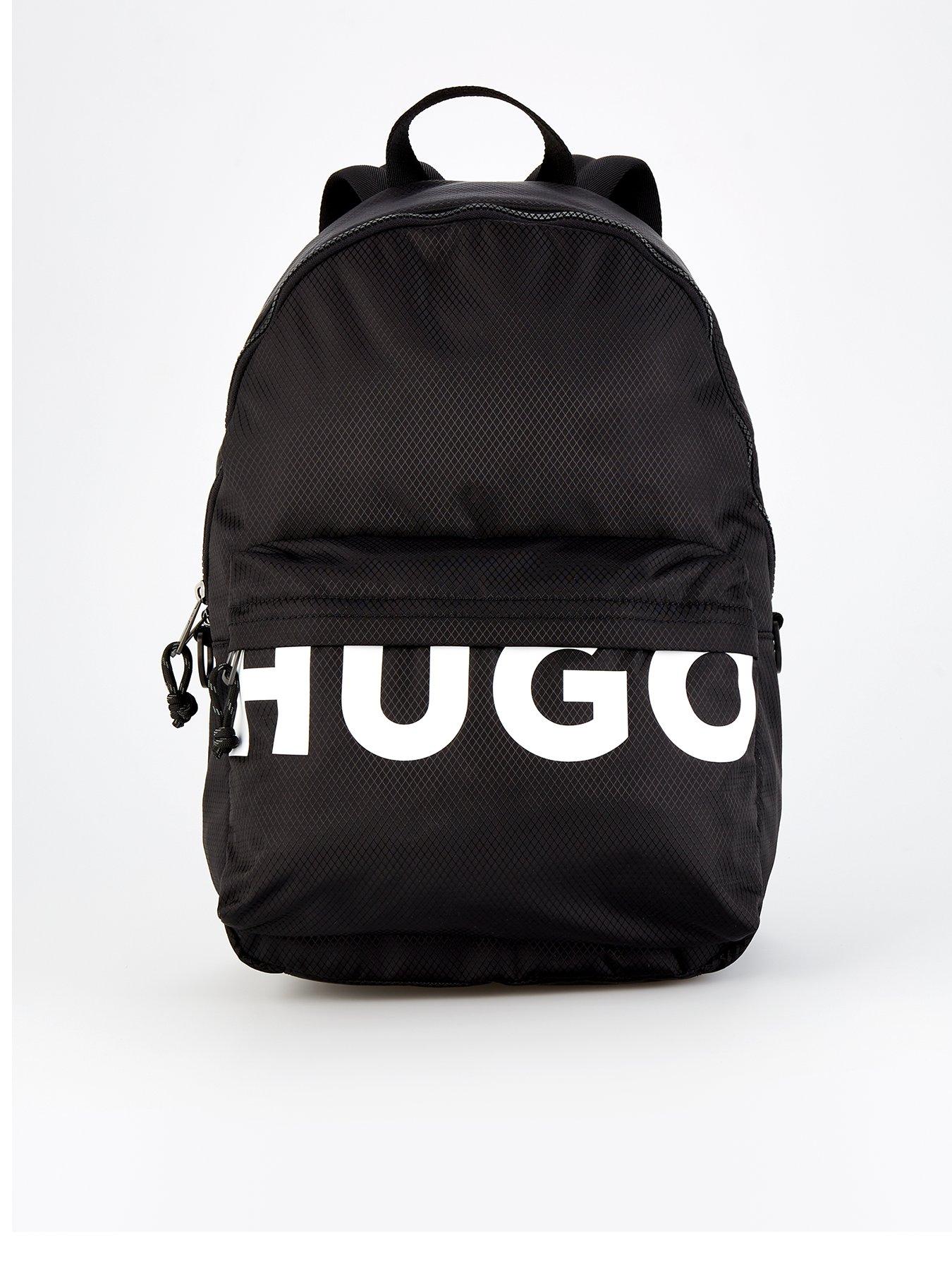 HUGO Shaun Large Logo Backpack- Black | Very