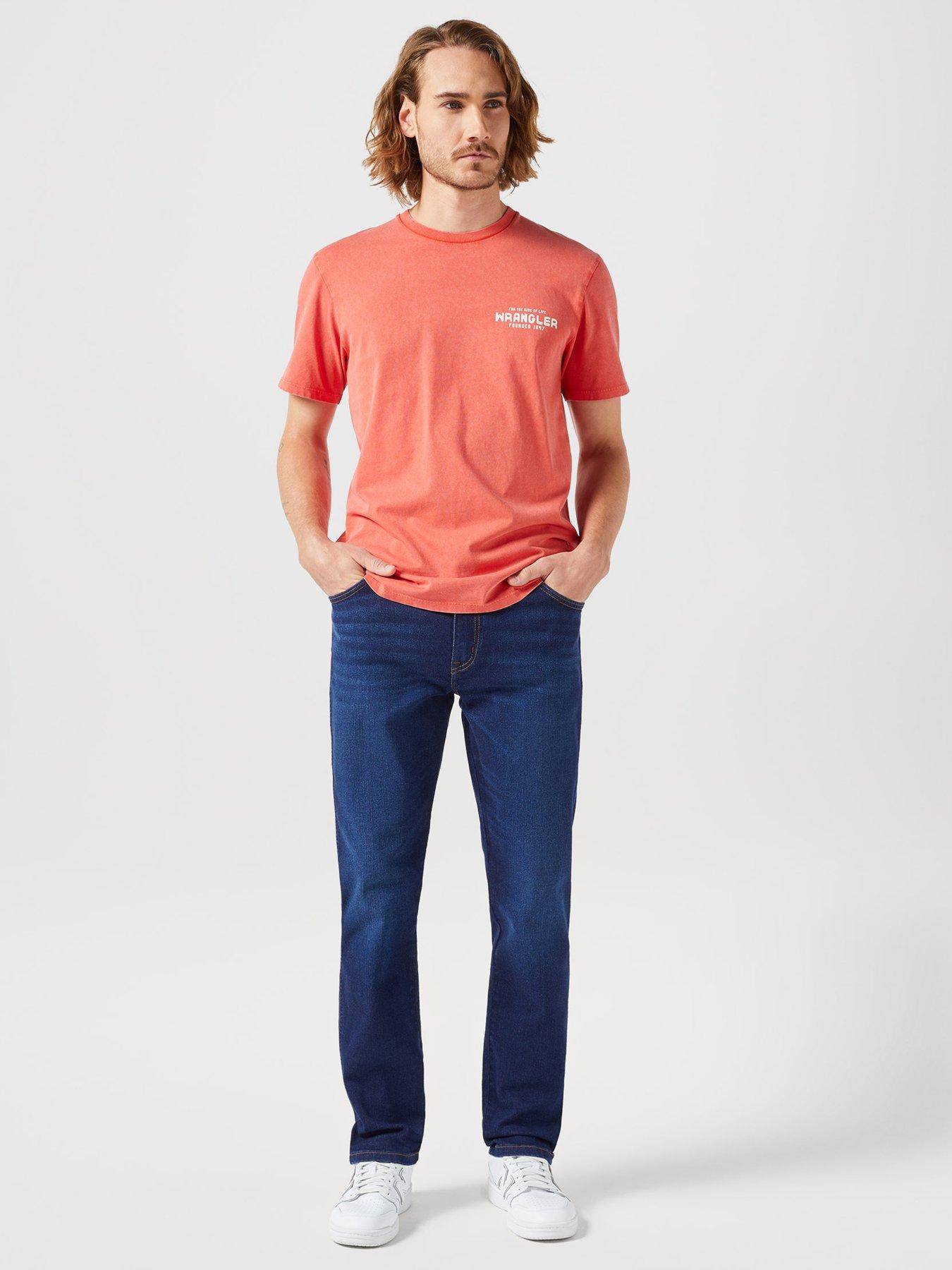 Wrangler Texas Authentic Slim Fit Jeans - Dark Blue | Very