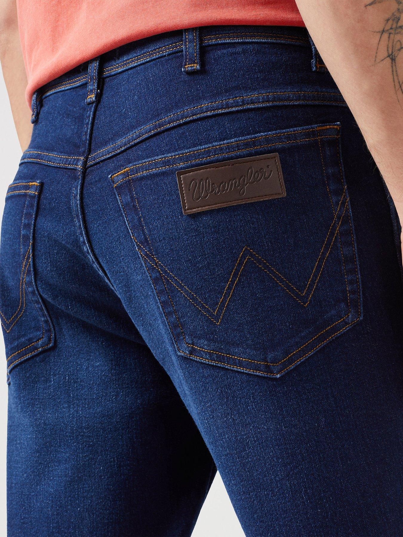 Wrangler Texas Authentic Slim Fit Jeans - Dark Blue | Very