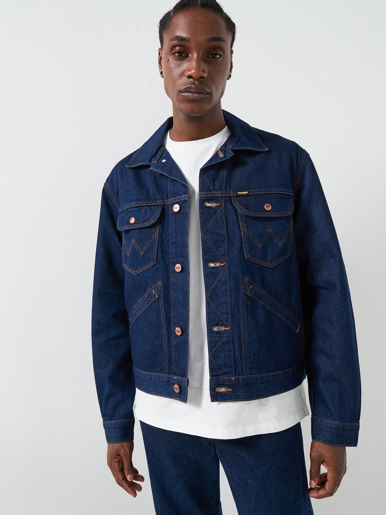 Wrangler 124MJ Denim Jacket - Blue | Very