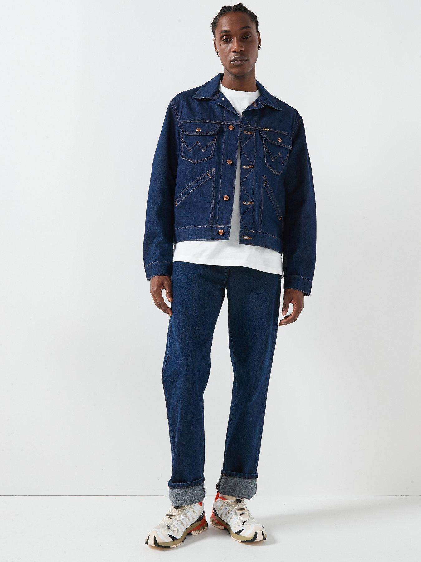 Wrangler 124MJ Denim Jacket - Blue | Very