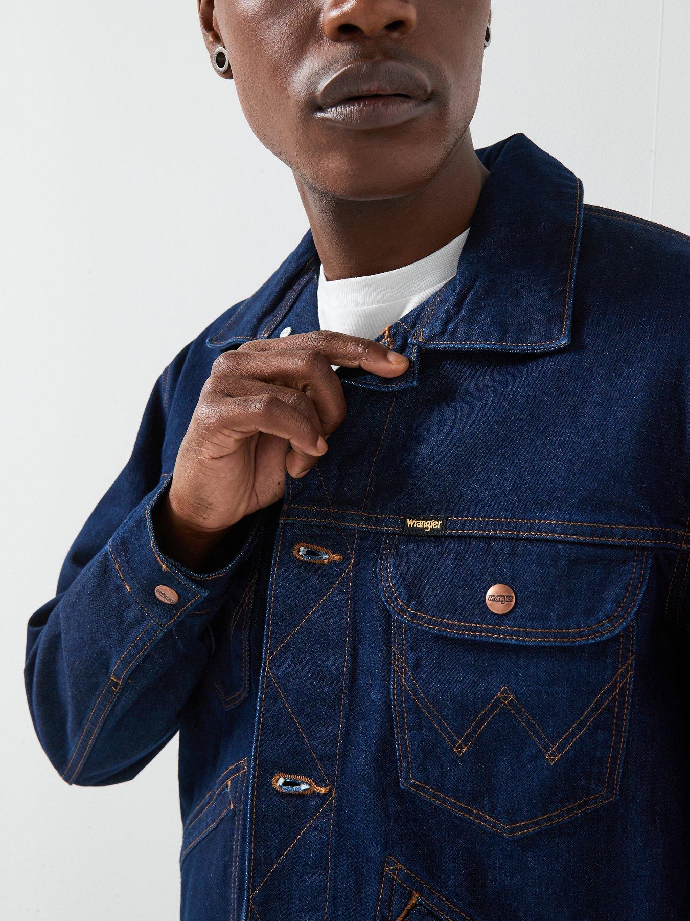 Wrangler 124MJ Denim Jacket - Blue | Very