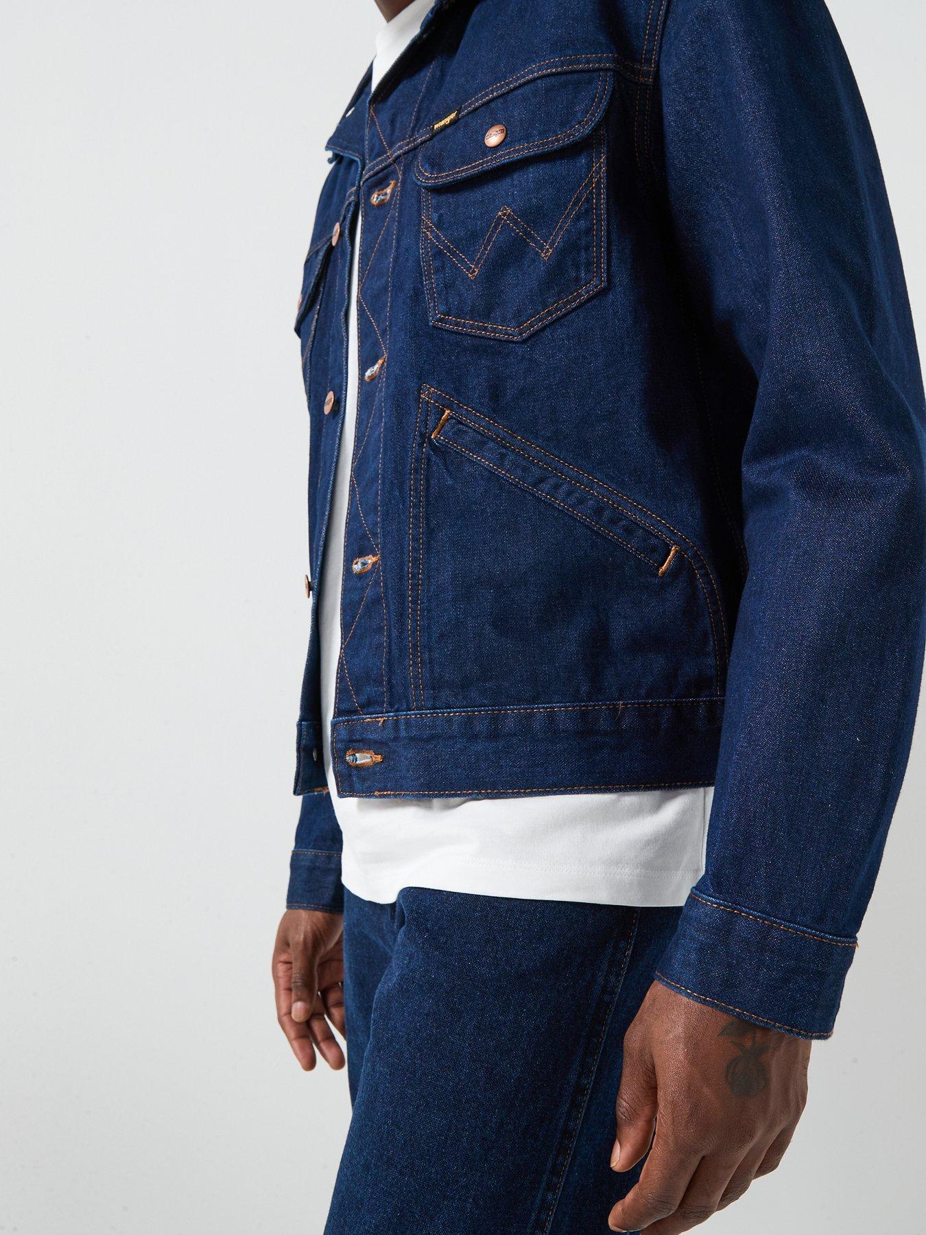 Wrangler 124MJ Denim Jacket - Blue | Very