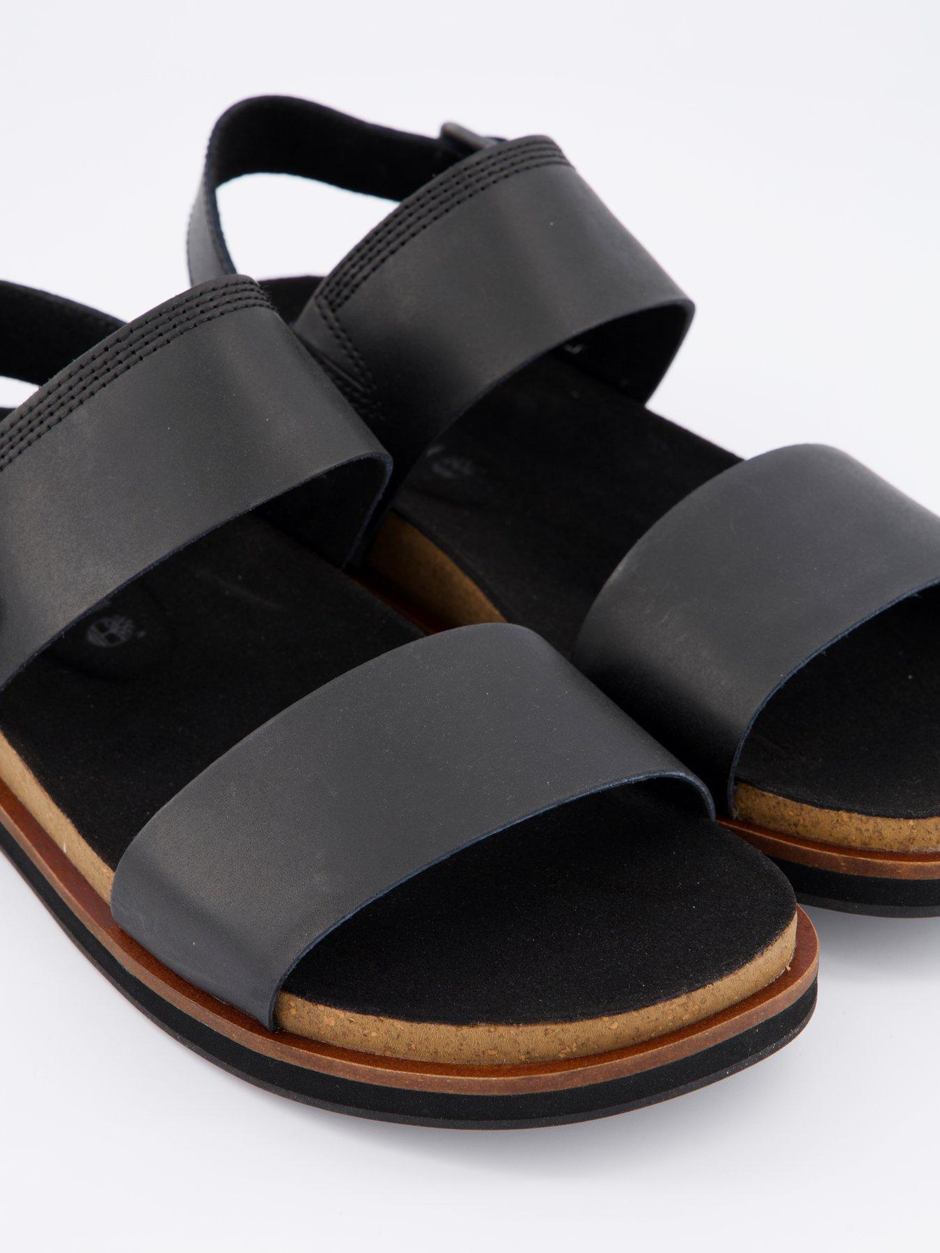 Timberland Amalfi Vibes Cross Strap Sandal - Black | Very