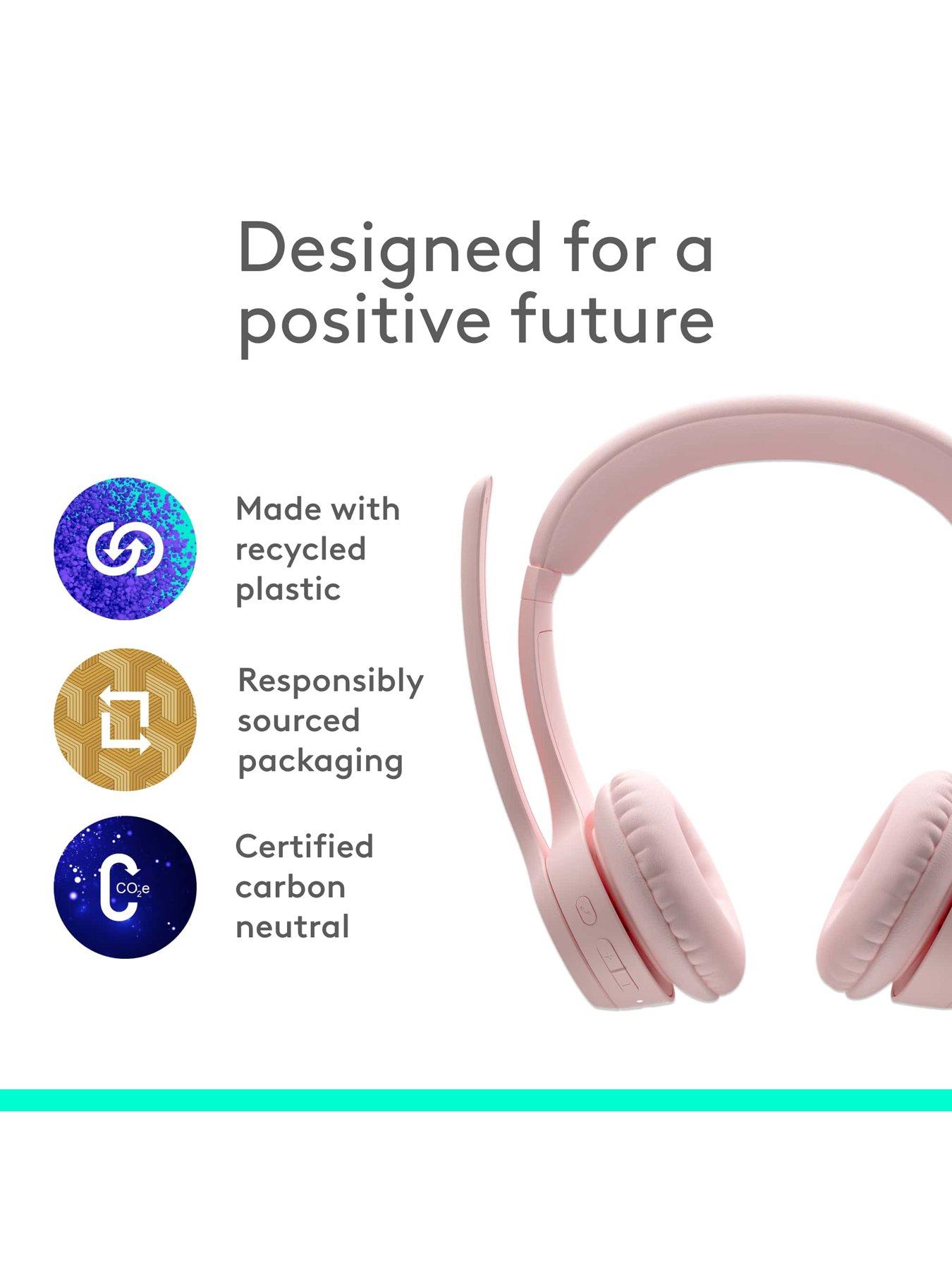 Logitech Zone 300 Wireless Bluetooth Headset With Noise-Cancelling ...