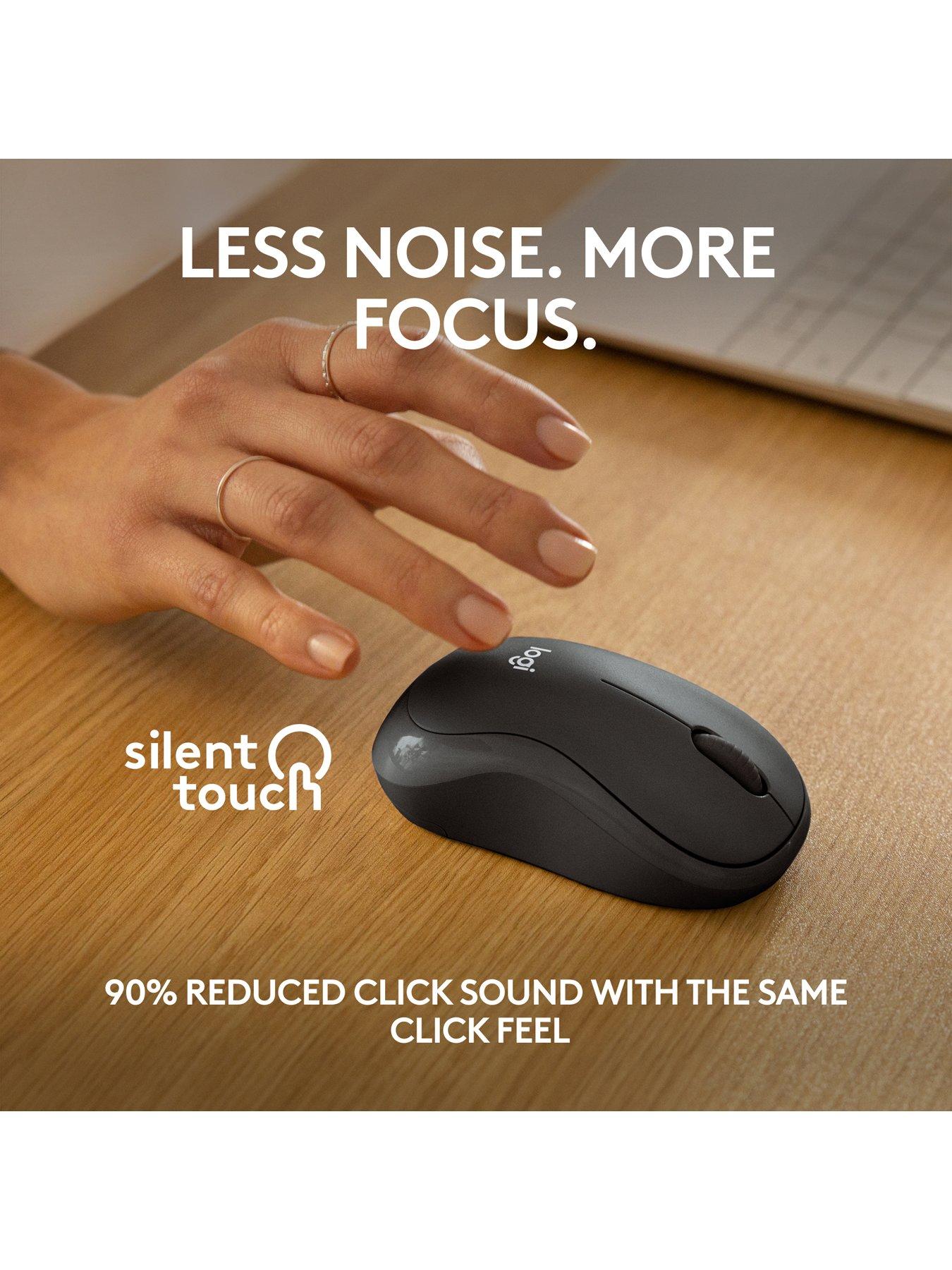 Logitech M240 Silent Bluetooth Mouse, Wireless, Compact, Portable ...