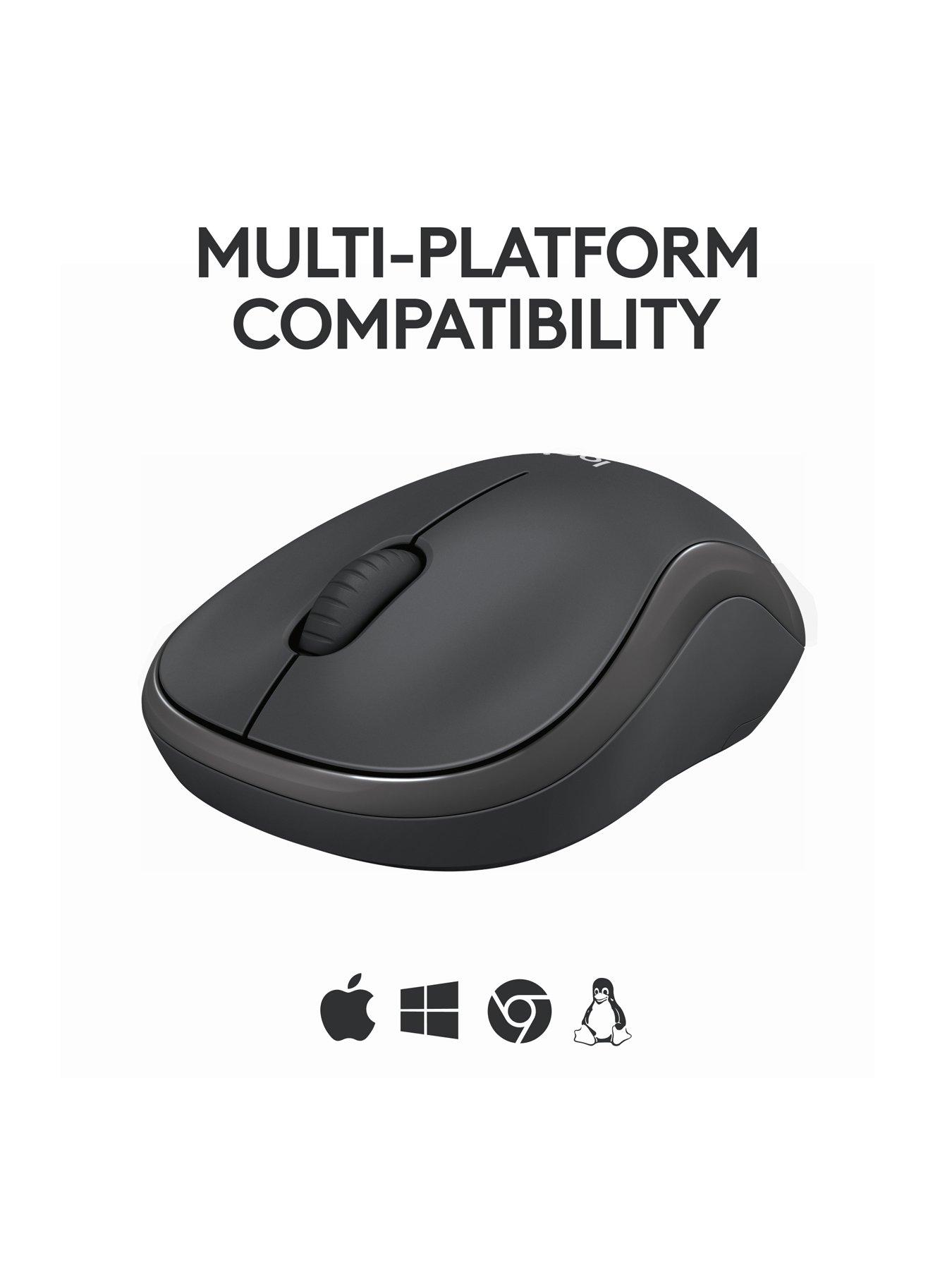 Logitech M240 Silent Bluetooth Mouse, Wireless, Compact, Portable ...