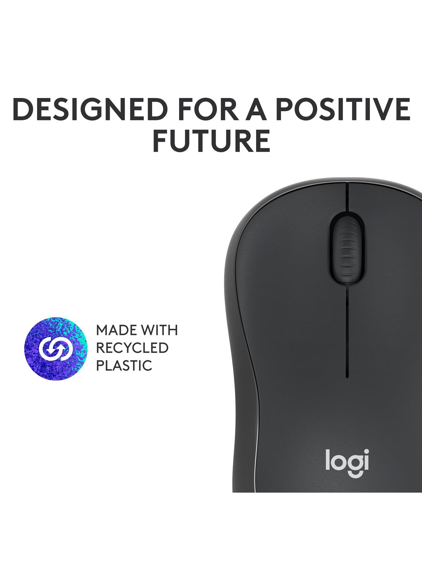 Logitech M240 Silent Bluetooth Mouse, Wireless, Compact, Portable ...