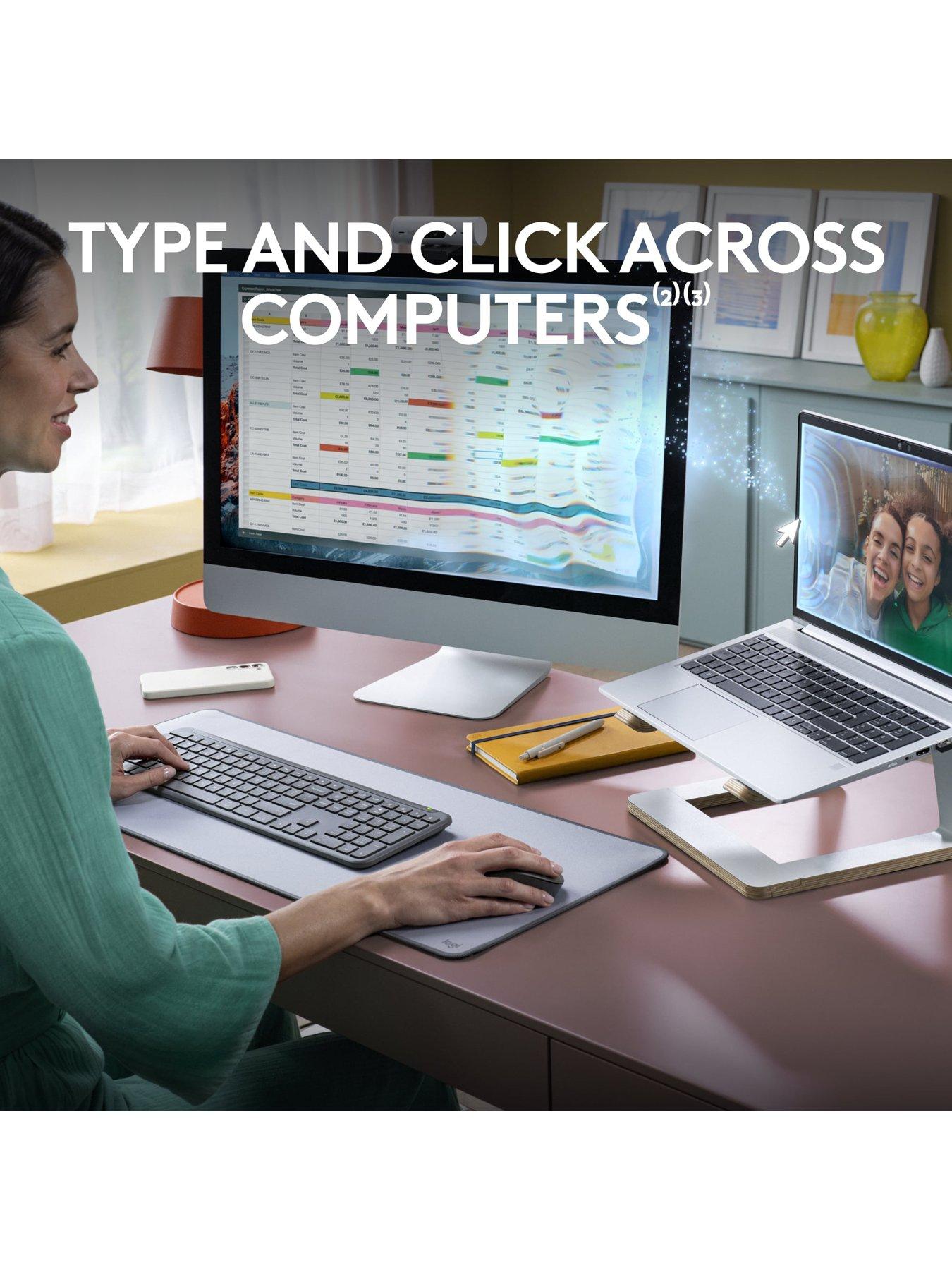 Logitech Mk950 Signature Slim Wireless Keyboard And Mouse Combo, Sleek ...