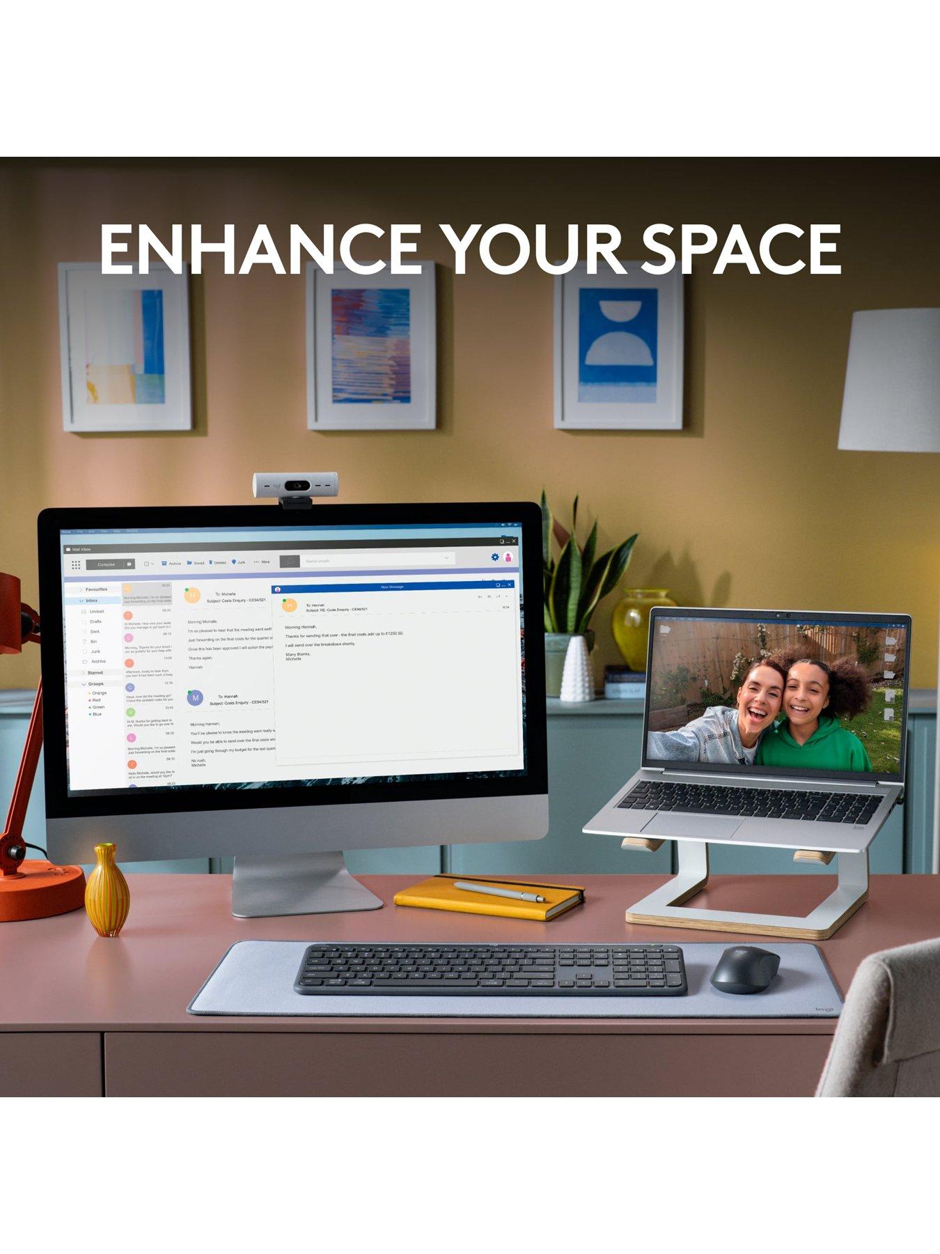 Logitech Mk950 Signature Slim Wireless Keyboard And Mouse Combo, Sleek ...