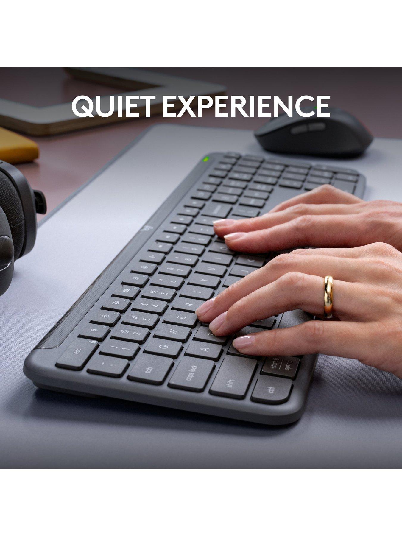Logitech Mk950 Signature Slim Wireless Keyboard And Mouse Combo, Sleek ...